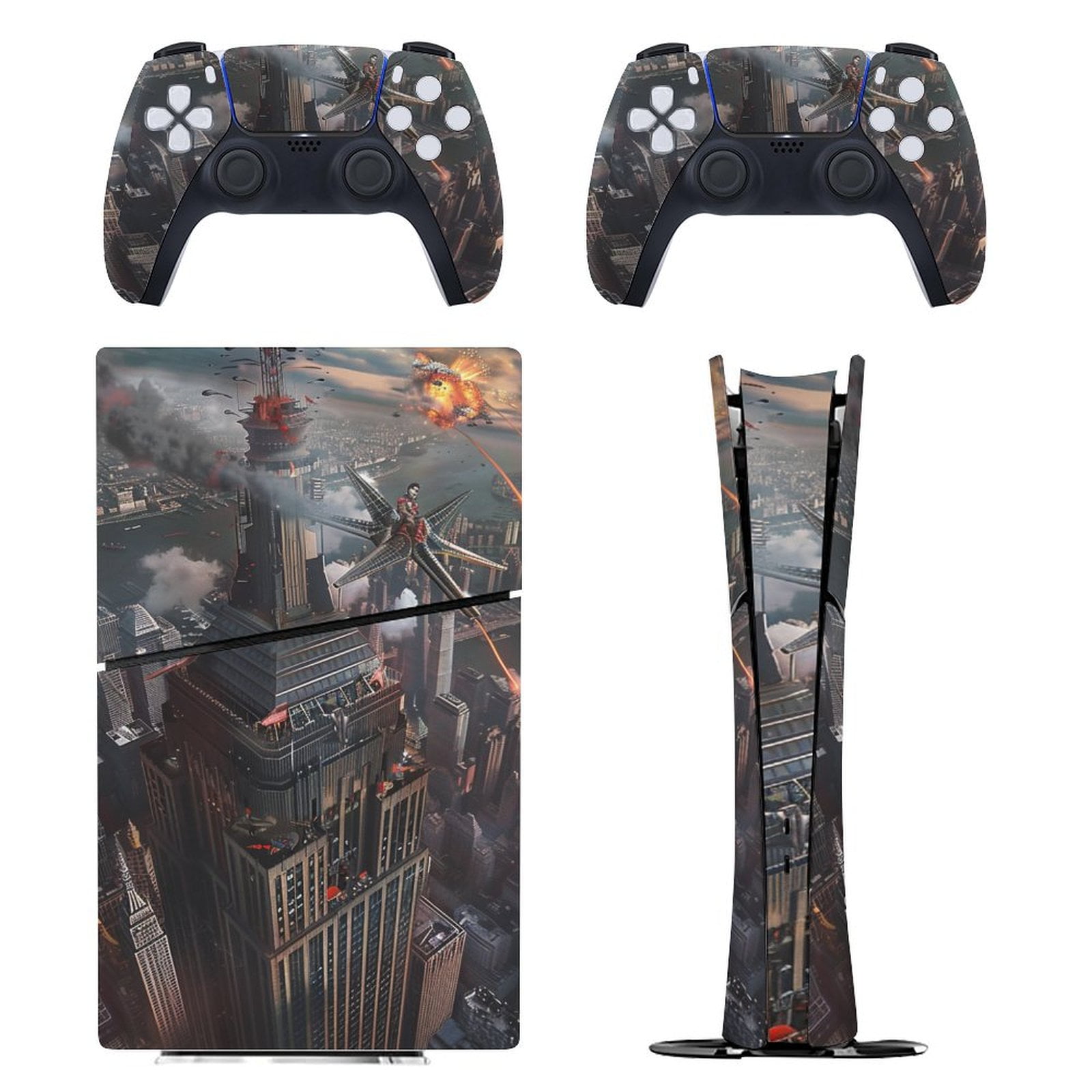 Skin Sticker for PS5 Slim Standard PS5 Pro Disc Digital Edition Console ...