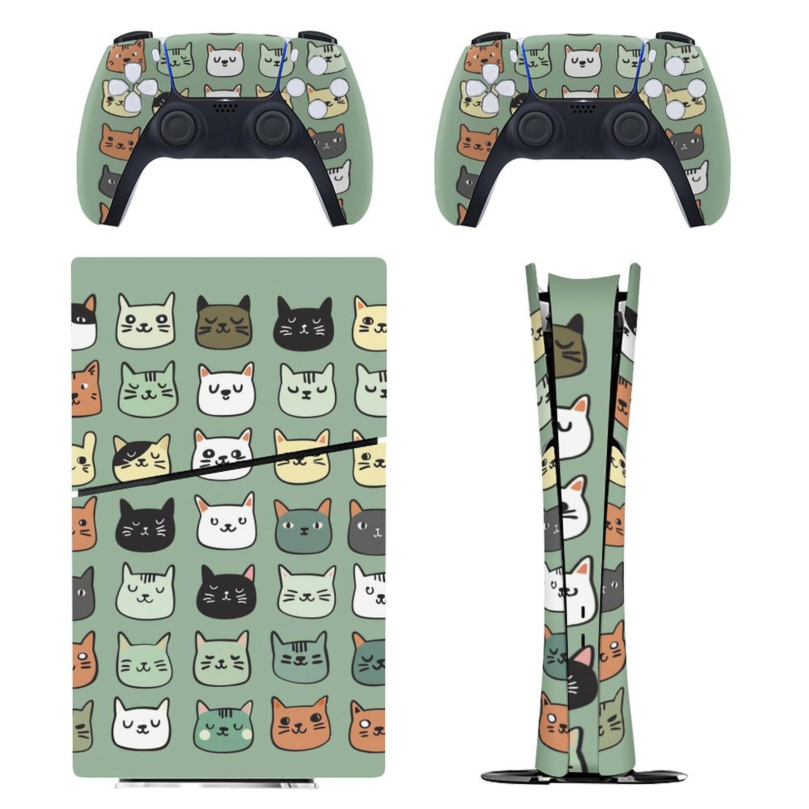 Skin Sticker for PS5 Slim Standard PS5 Pro Disc Digital Edition Console ...