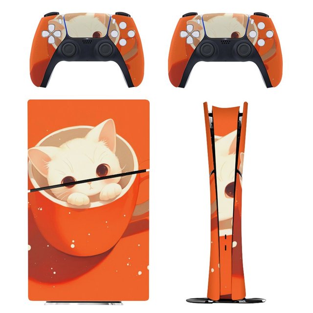 Skin Sticker for PS5 Slim Standard PS5 Pro Disc Digital Edition Console ...