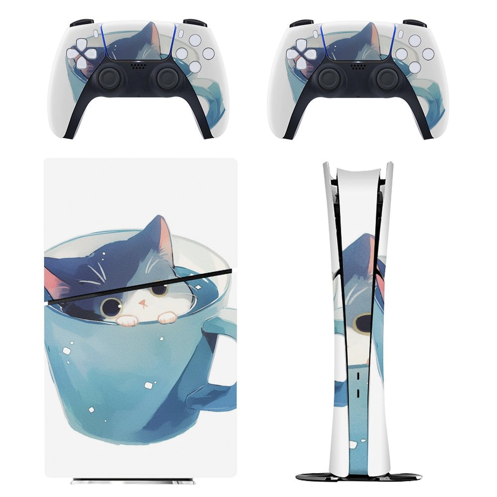 Skin Sticker for PS5 Slim Standard PS5 Pro Disc Digital Edition Console ...