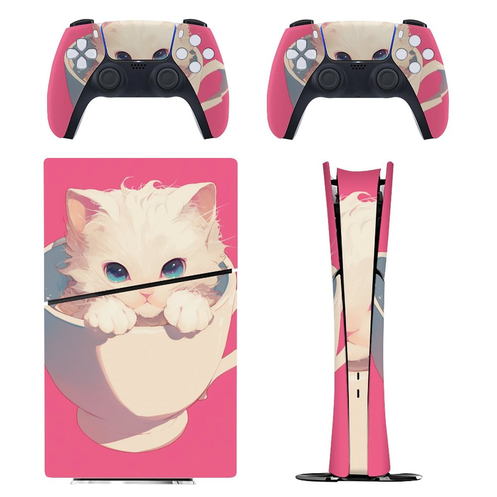 Skin Sticker for PS5 Slim Standard PS5 Pro Disc Digital Edition Console ...