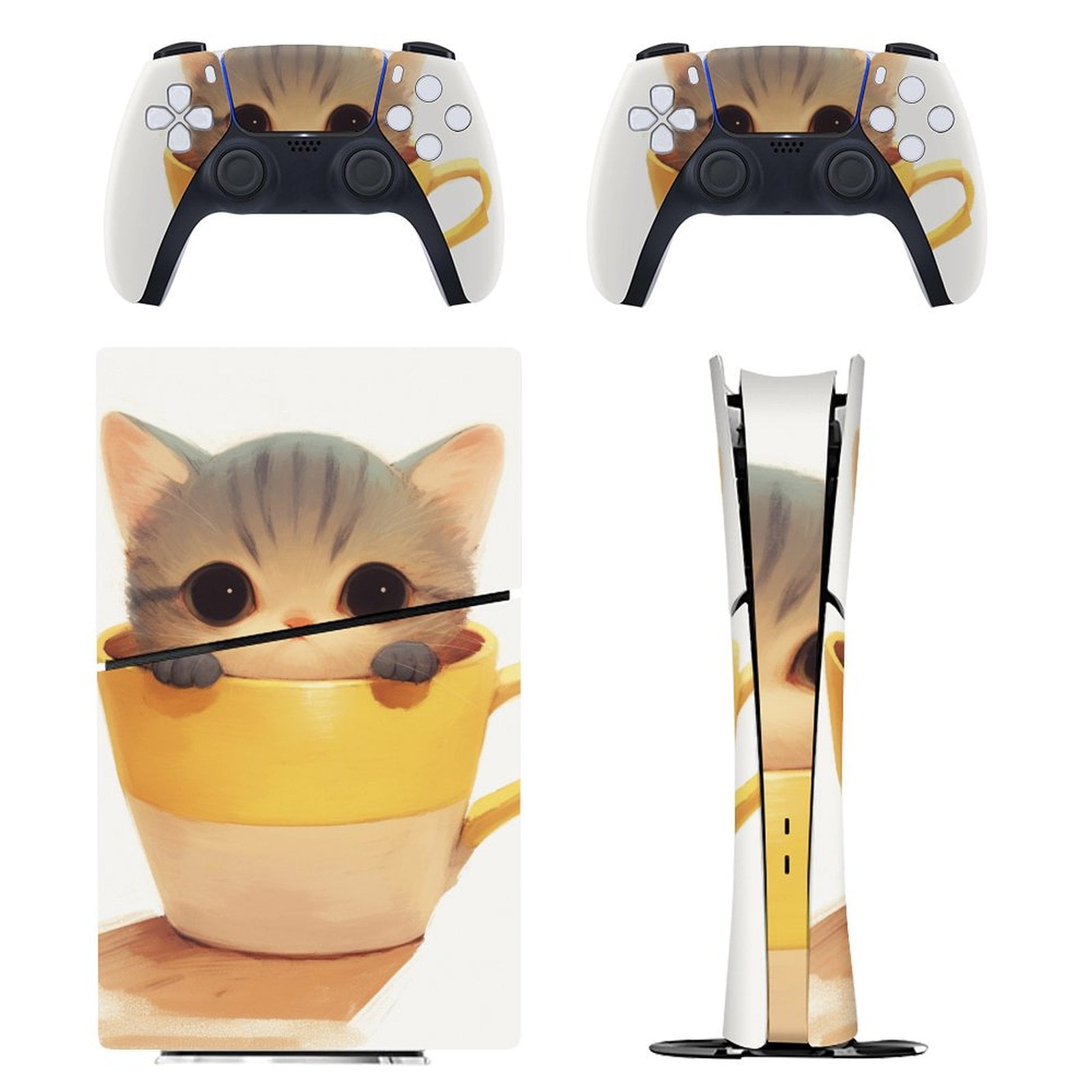 Skin Sticker for PS5 Slim Standard PS5 Pro Disc Digital Edition Console ...