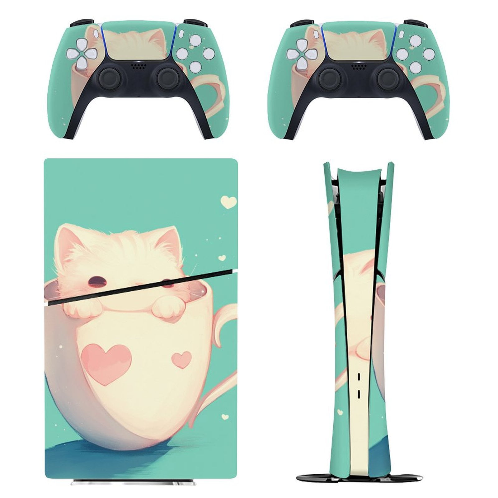 Skin Sticker for PS5 Slim Standard PS5 Pro Disc Digital Edition Console ...