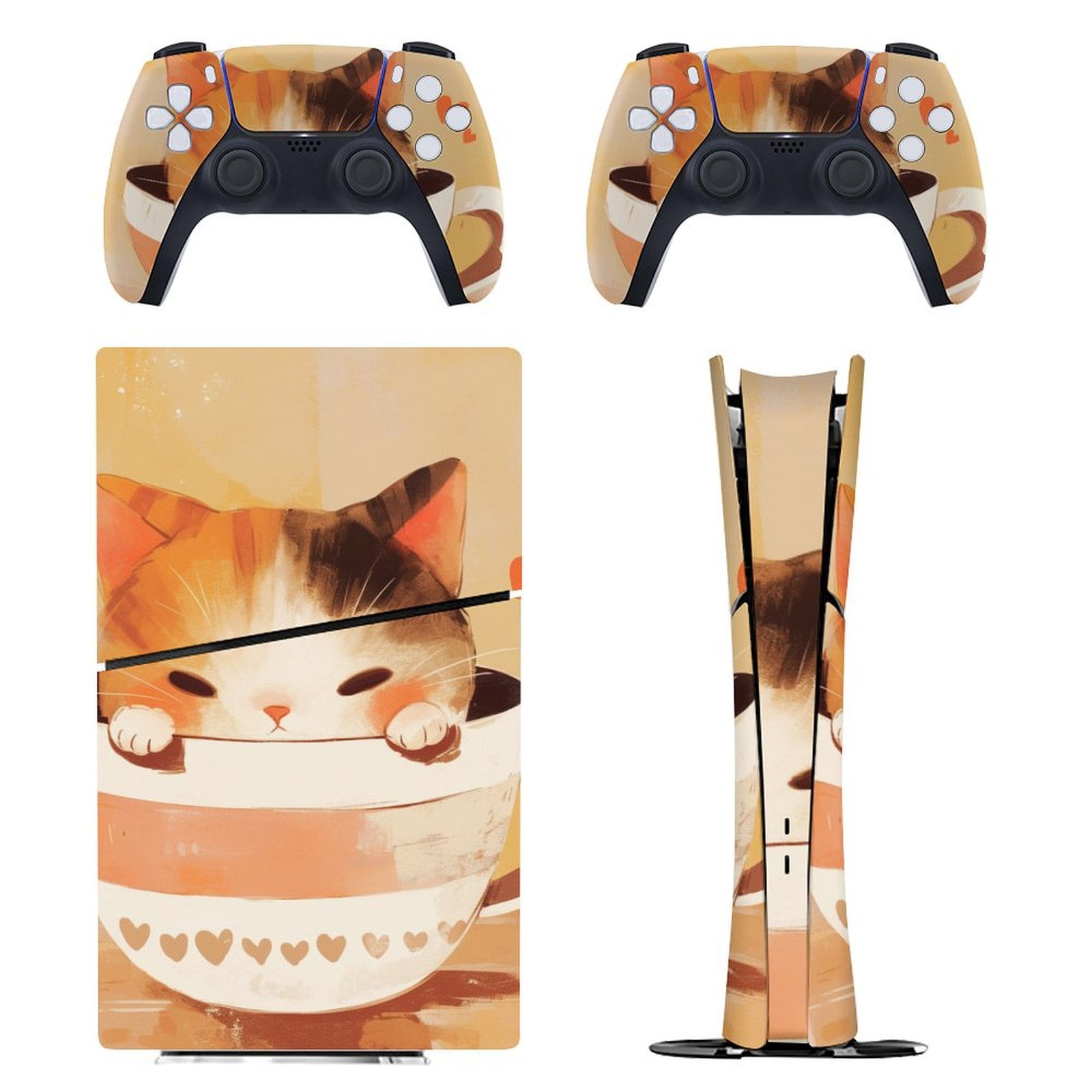 Skin Sticker for PS5 Slim Standard PS5 Pro Disc Digital Edition Console ...