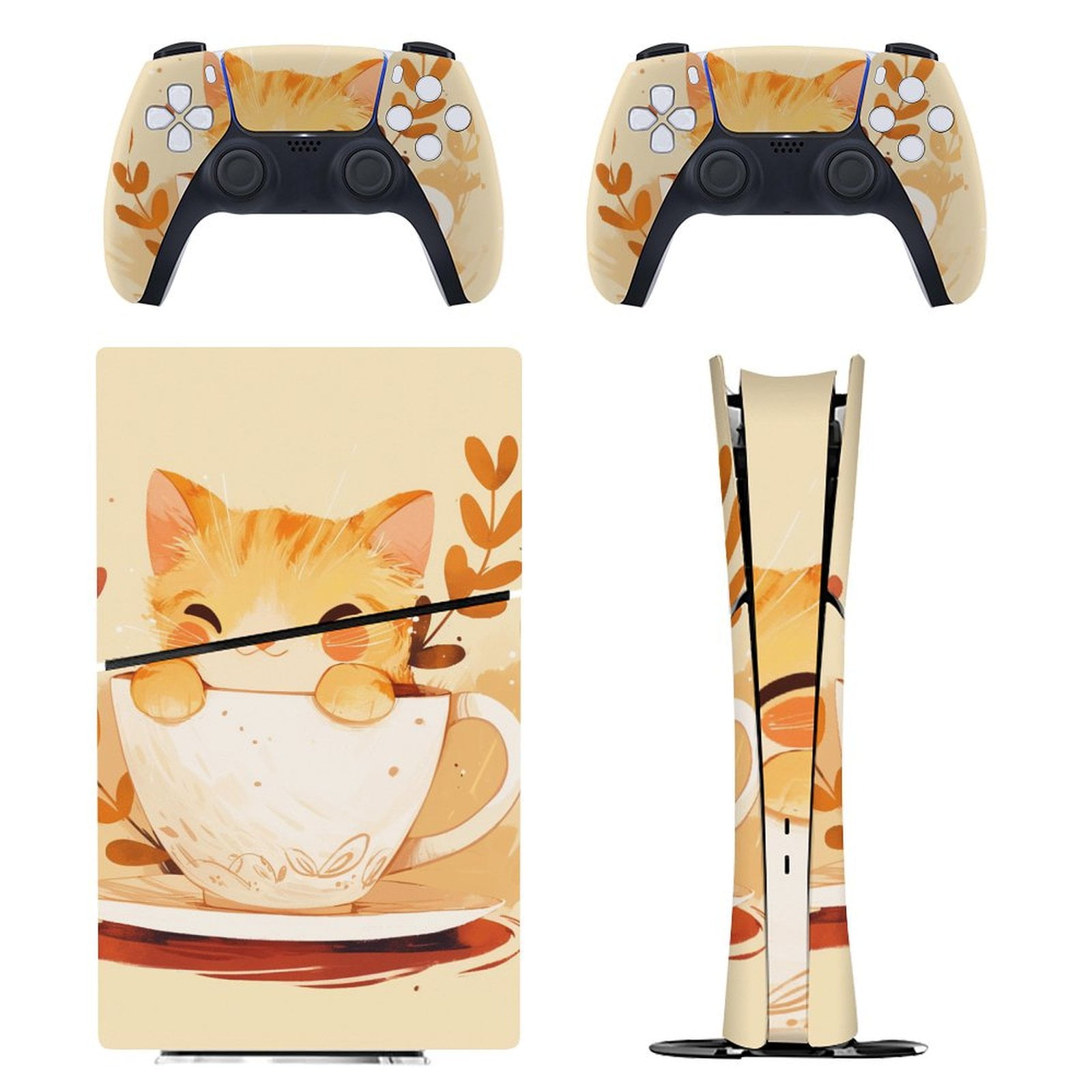 Skin Sticker for PS5 Slim Standard PS5 Pro Disc Digital Edition Console ...