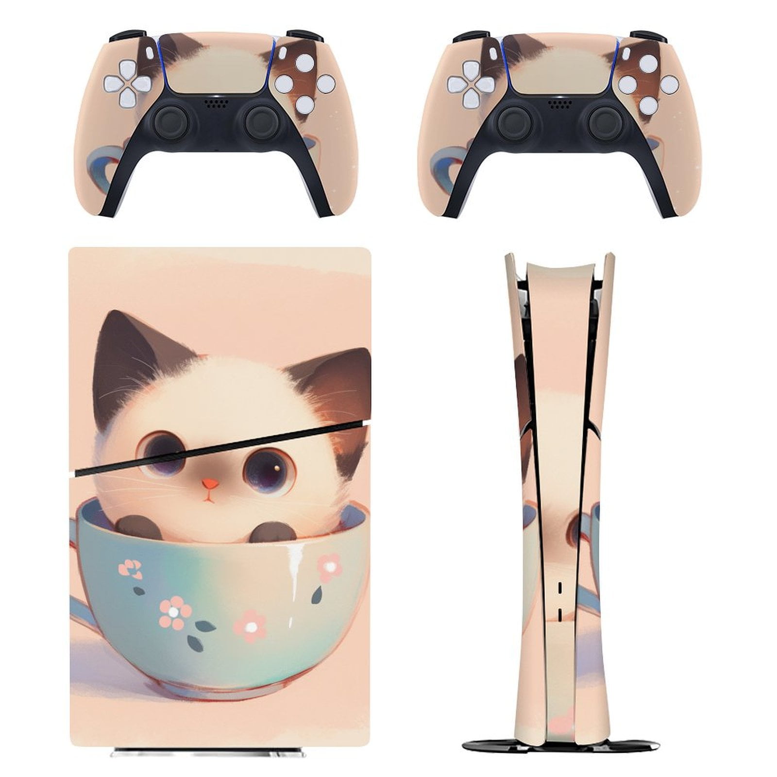 Skin Sticker for PS5 Slim Standard PS5 Pro Disc Digital Edition Console ...