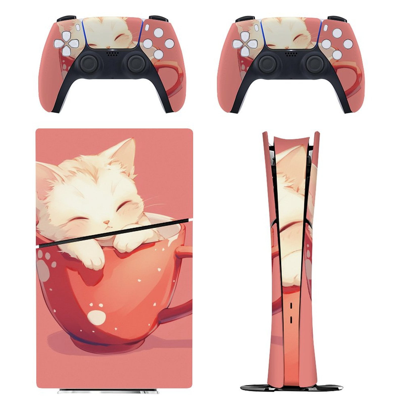 Skin Sticker for PS5 Slim Standard PS5 Pro Disc Digital Edition Console ...