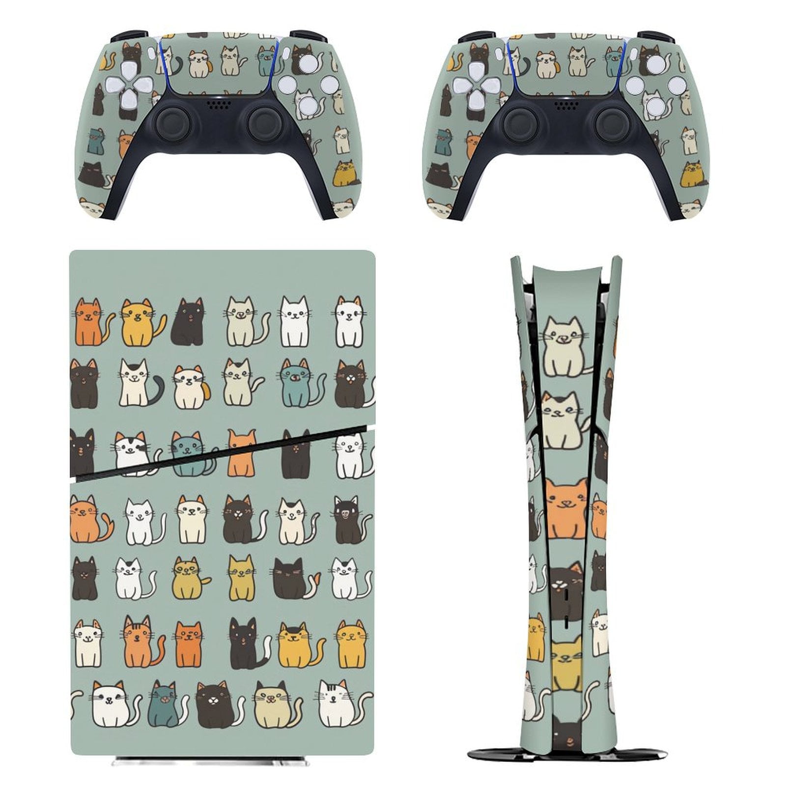 Skin Sticker for PS5 Slim Standard PS5 Pro Disc Digital Edition Console ...