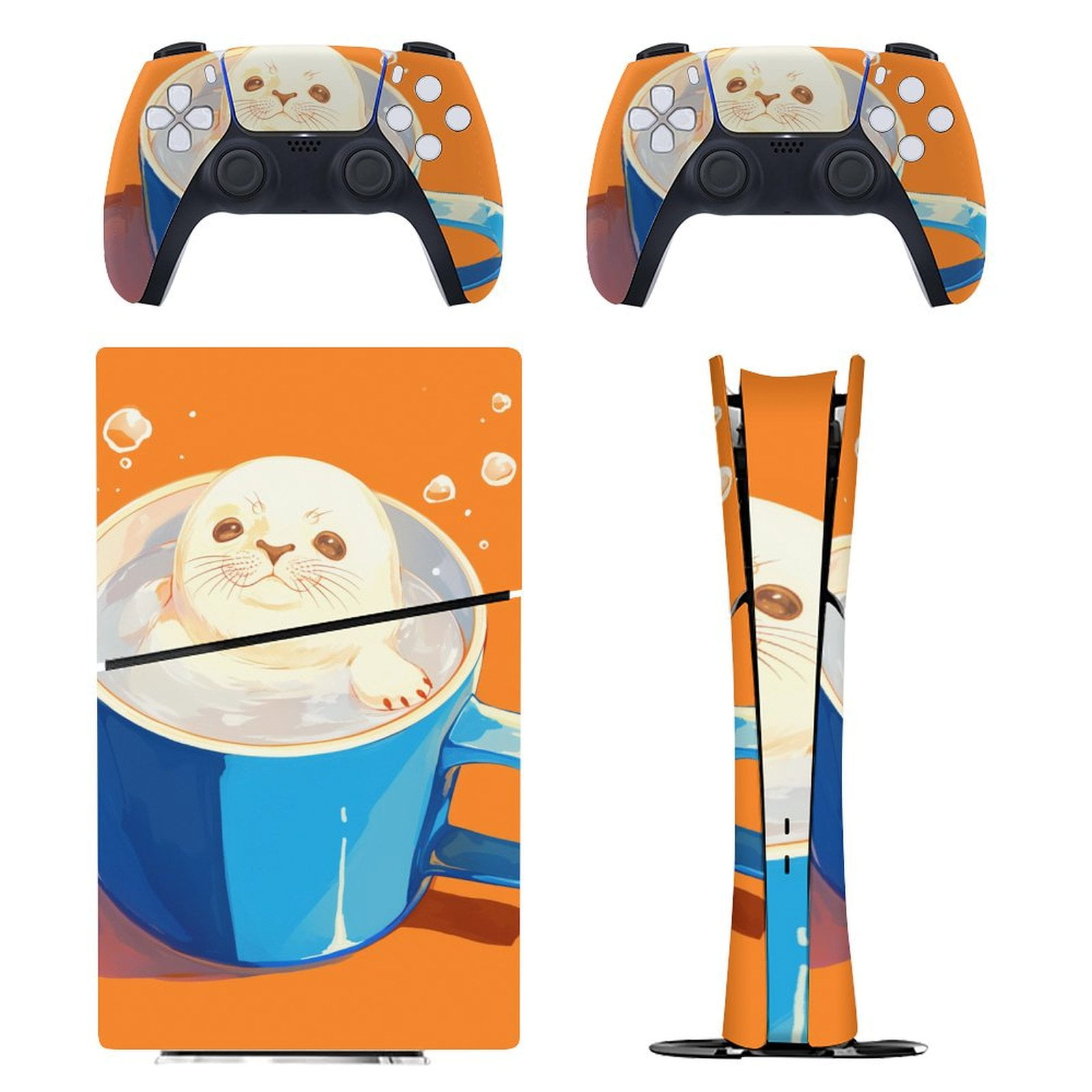 Skin Sticker for PS5 Slim Standard PS5 Pro Disc Digital Edition Console ...