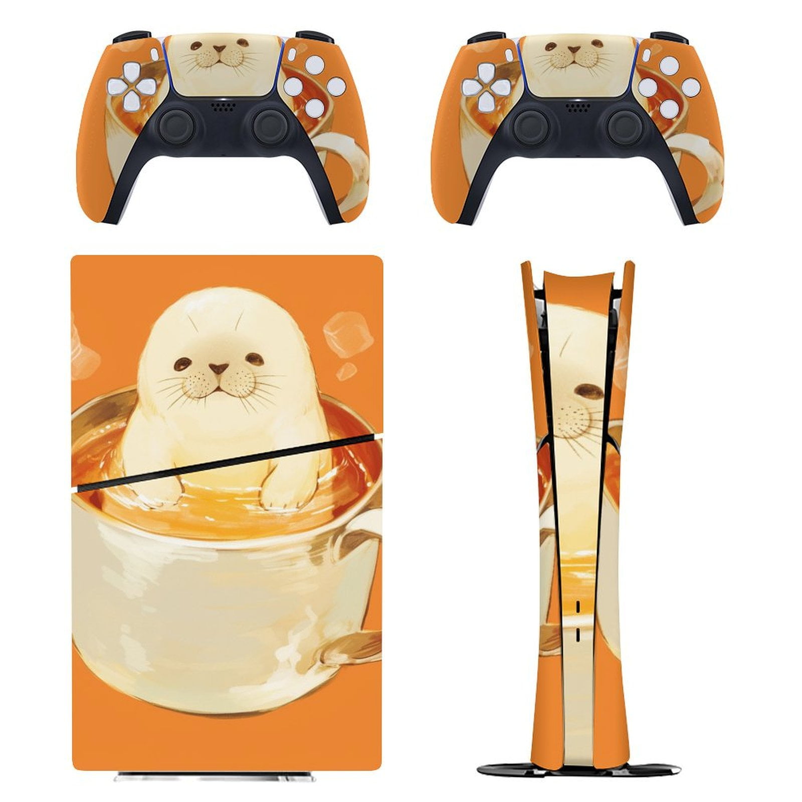 Skin Sticker for PS5 Slim Standard PS5 Pro Disc Digital Edition Console ...