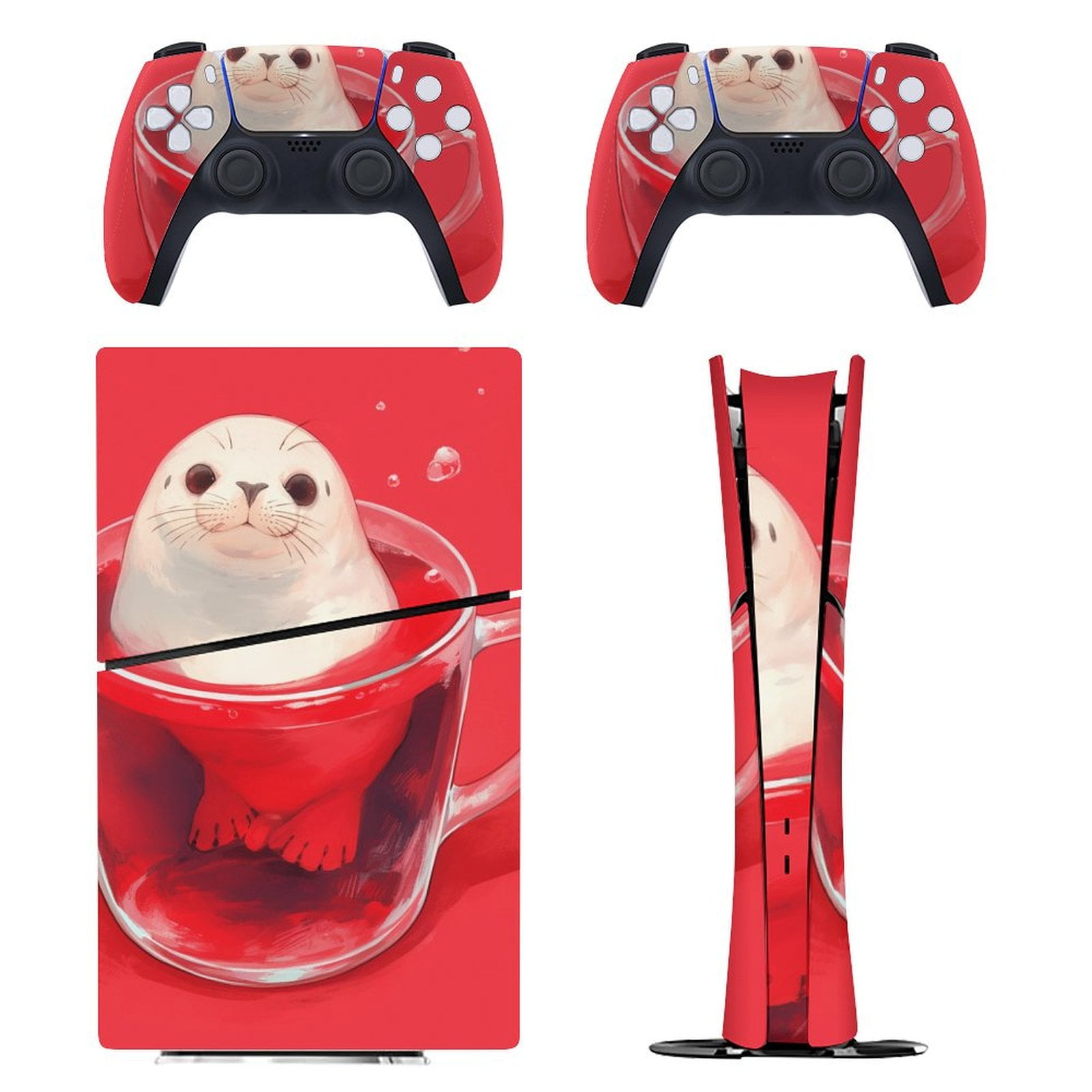 Skin Sticker for PS5 Slim Standard PS5 Pro Disc Digital Edition Console ...