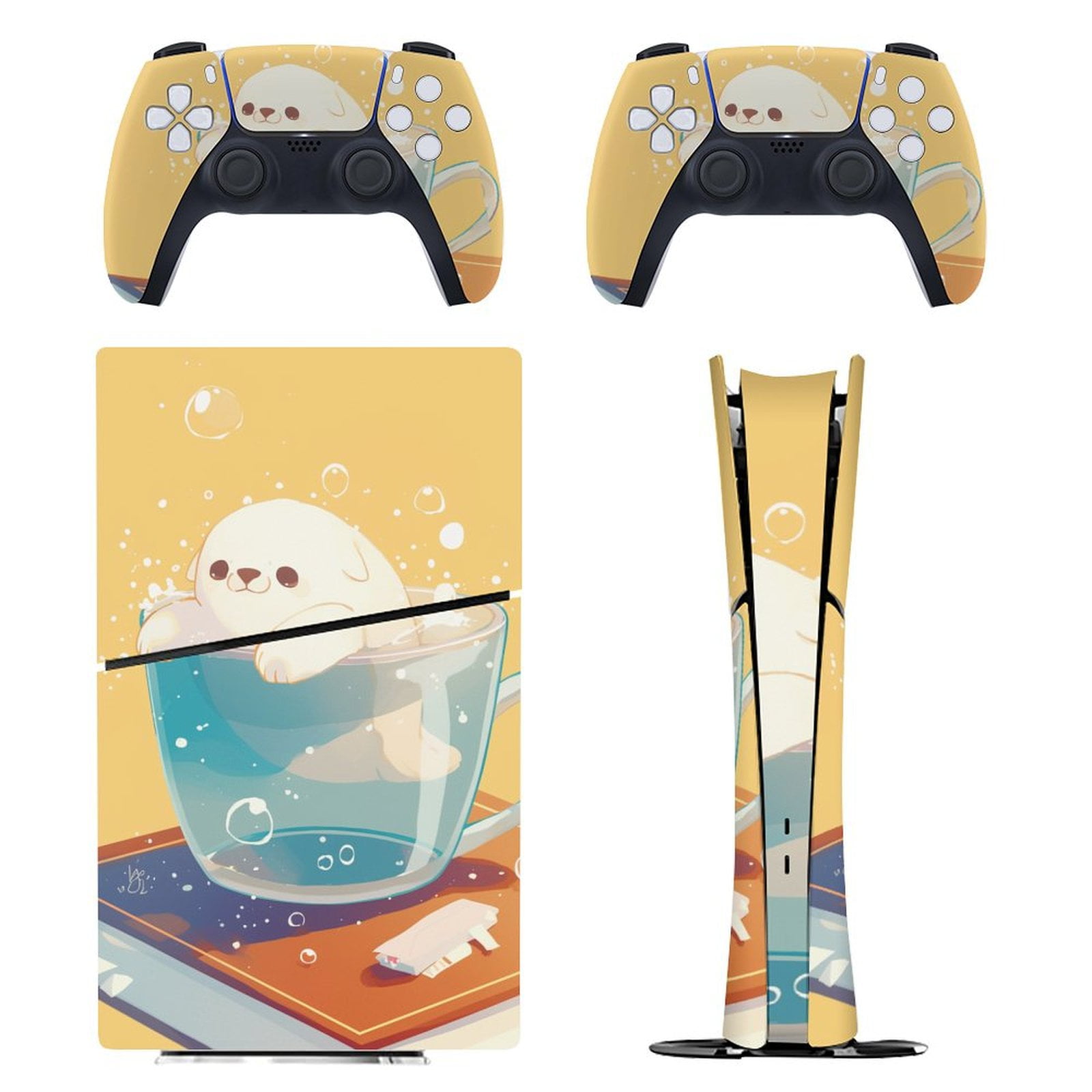 Skin Sticker for PS5 Slim Standard PS5 Pro Disc Digital Edition Console ...