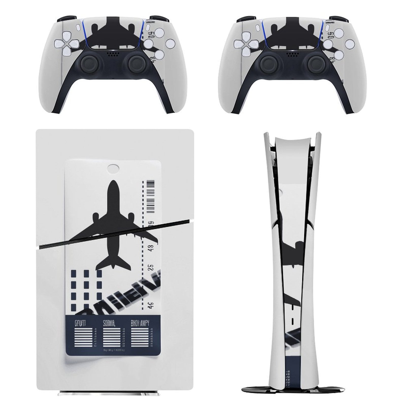 Skin Sticker for PS5 Slim Standard PS5 Pro Disc Digital Edition Console ...