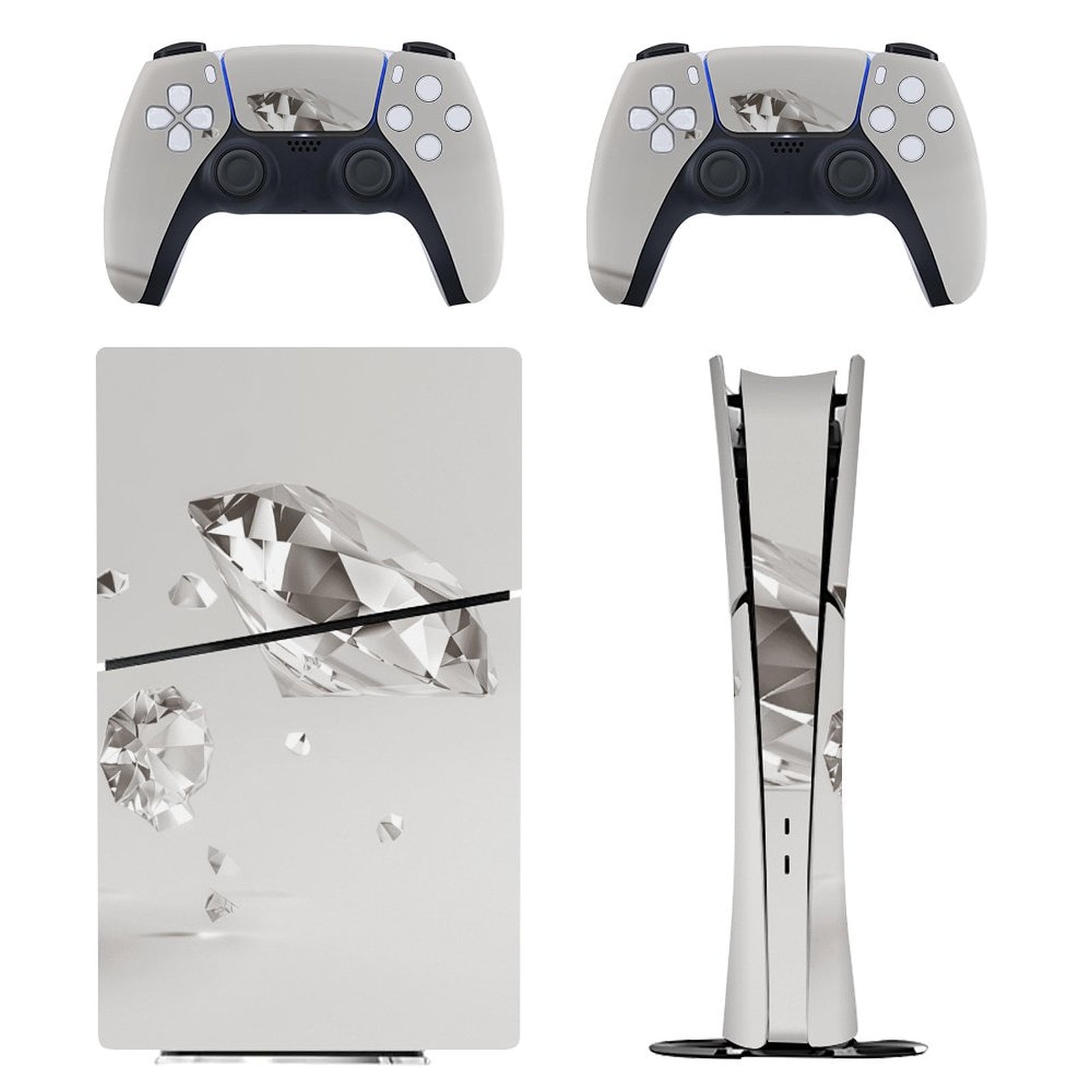 Skin Sticker for PS5 Slim Standard PS5 Pro Disc Digital Edition Console ...