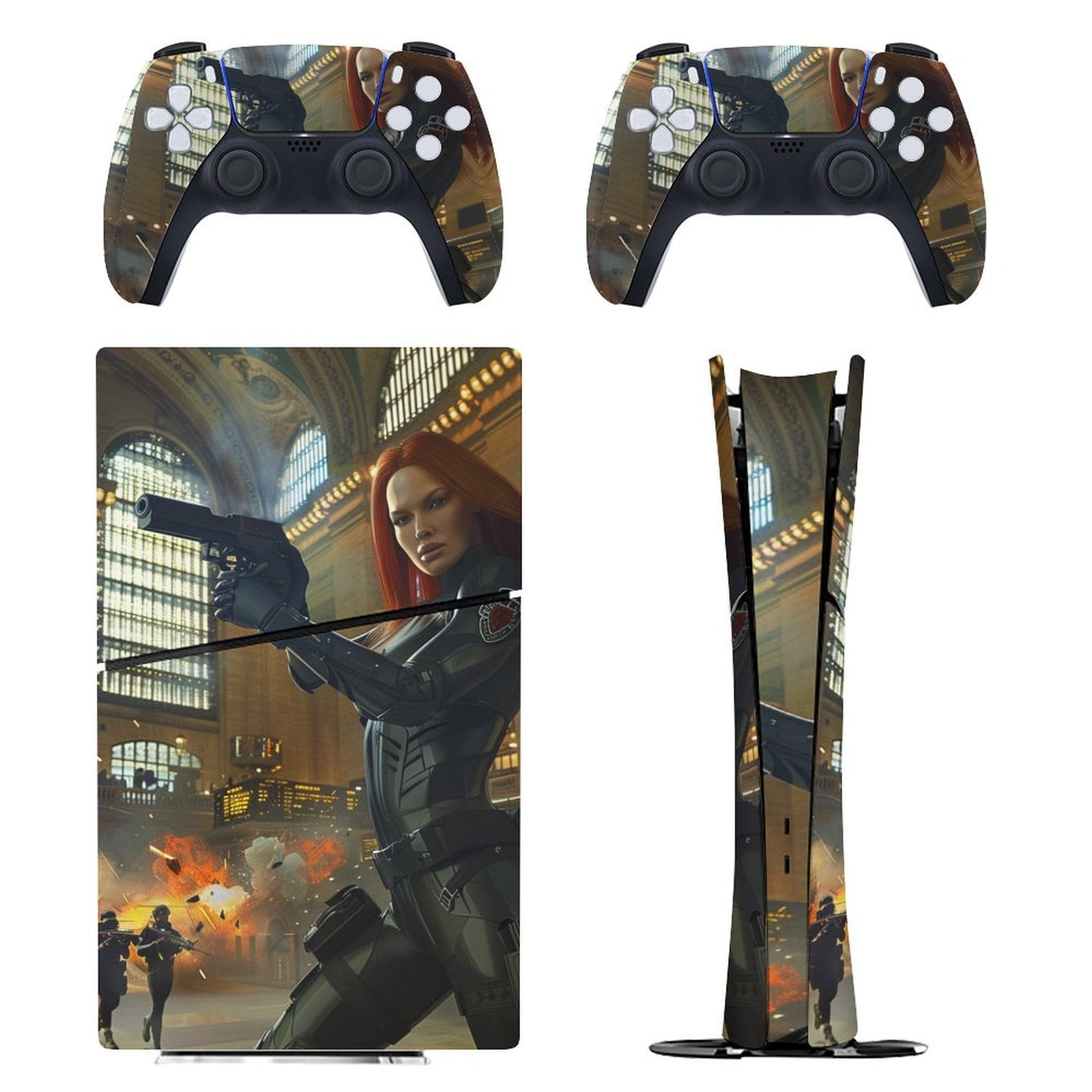 Skin Sticker for PS5 Slim Standard PS5 Pro Disc Digital Edition Console ...