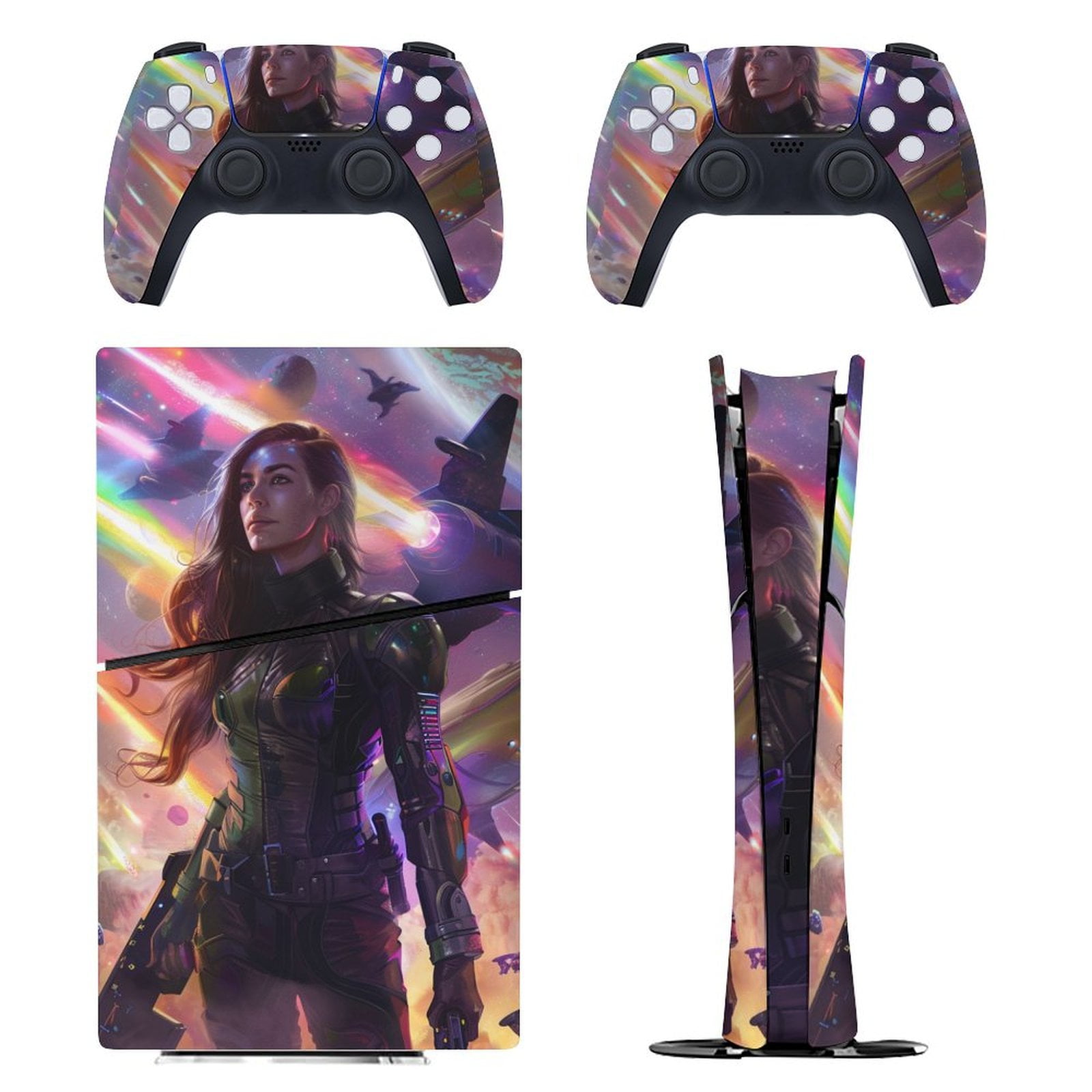 Skin Sticker for PS5 Slim Standard PS5 Pro Disc Digital Edition Console ...