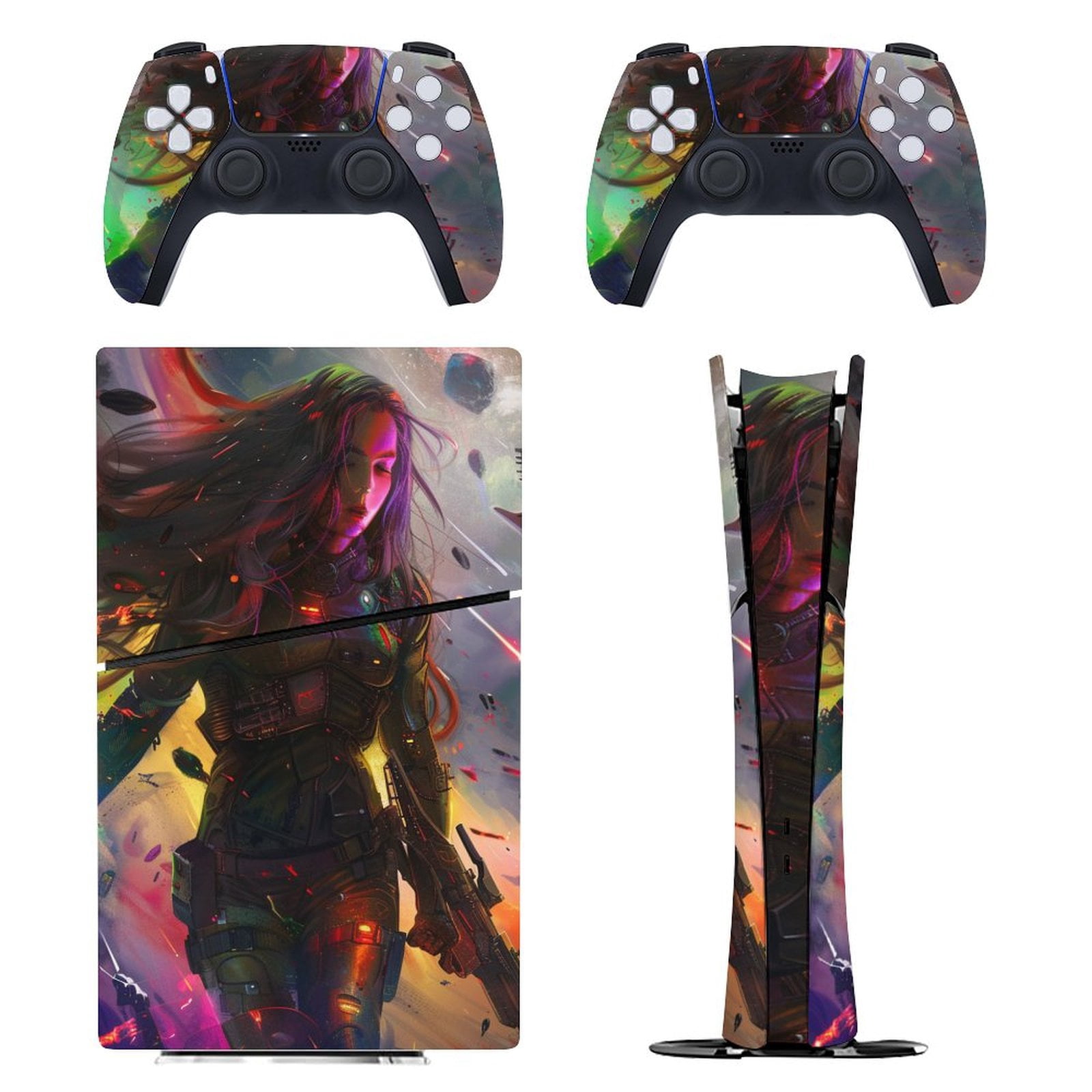 Skin Sticker for PS5 Slim Standard PS5 Pro Disc Digital Edition Console ...