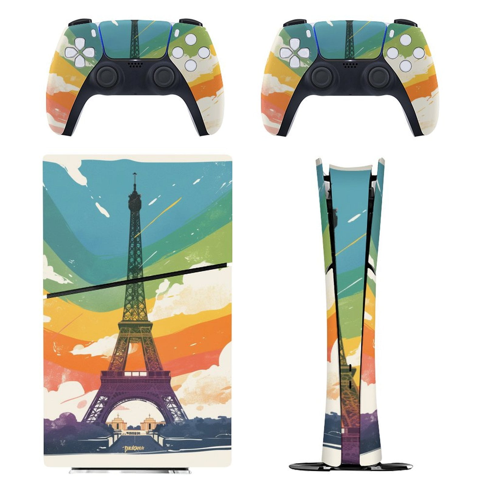 Skin Sticker for PS5 Slim Standard PS5 Pro Disc Digital Edition Console ...