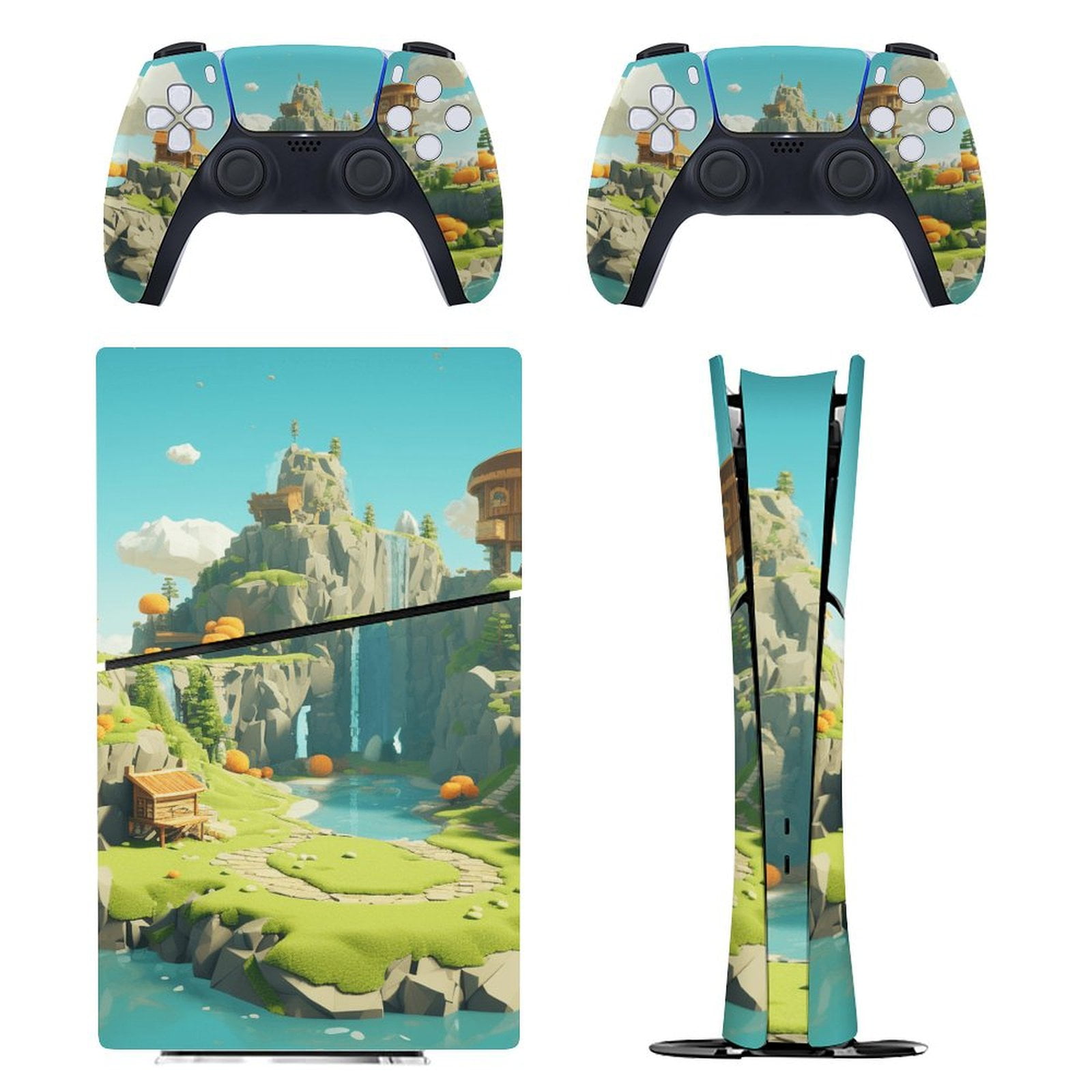 Skin Sticker for PS5 Slim Standard PS5 Pro Disc Digital Edition Console ...