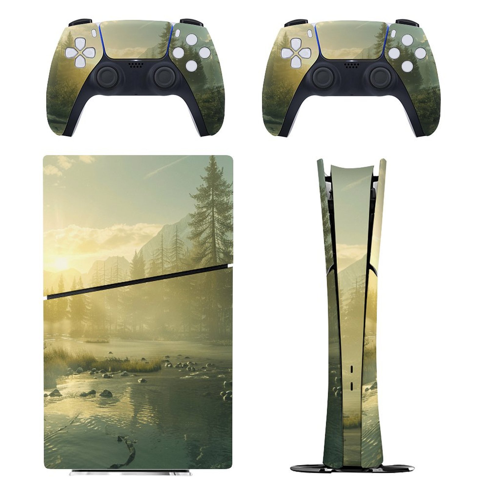 Skin Sticker for PS5 Slim Standard PS5 Pro Disc Digital Edition Console ...