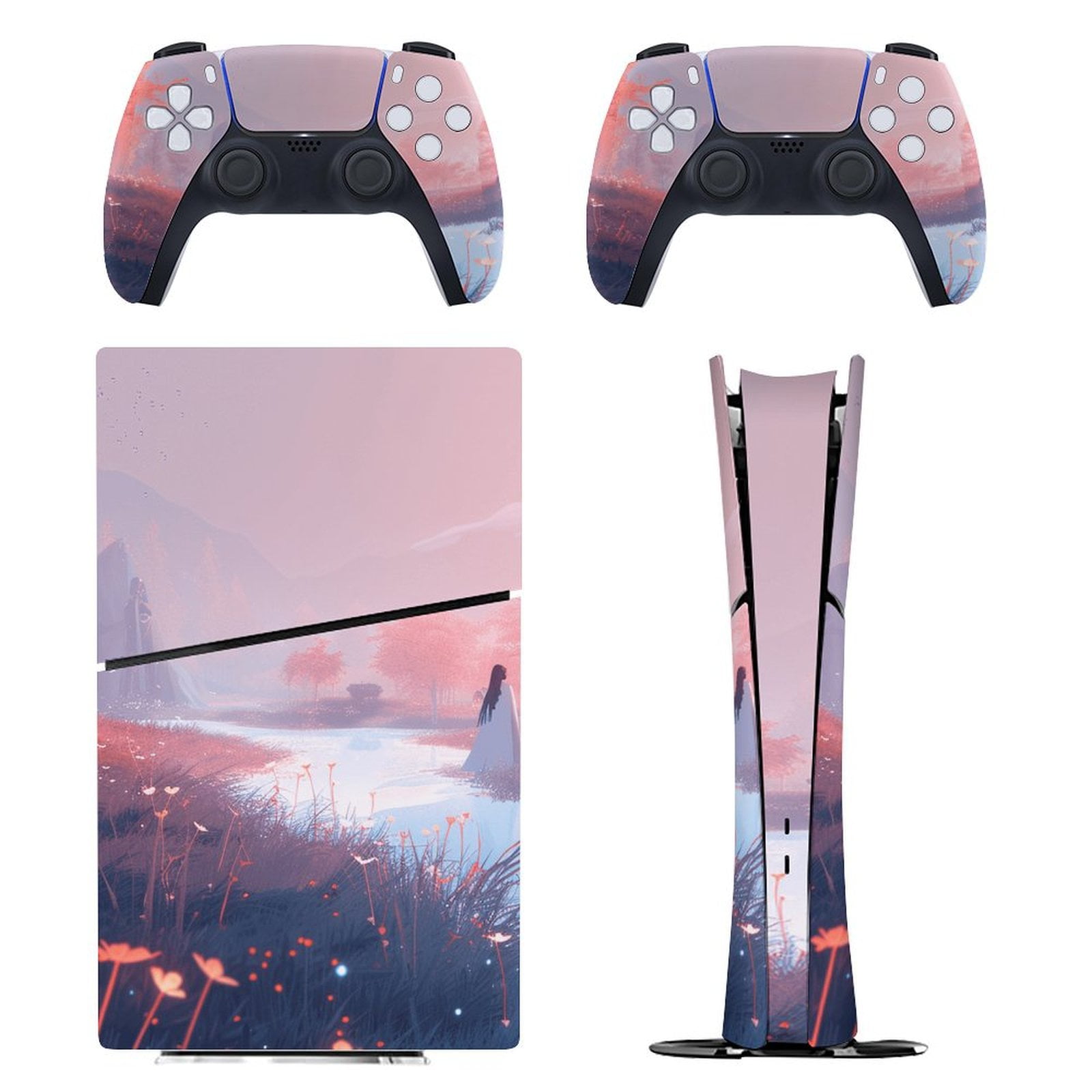 Skin Sticker for PS5 Slim Standard PS5 Pro Disc Digital Edition Console ...