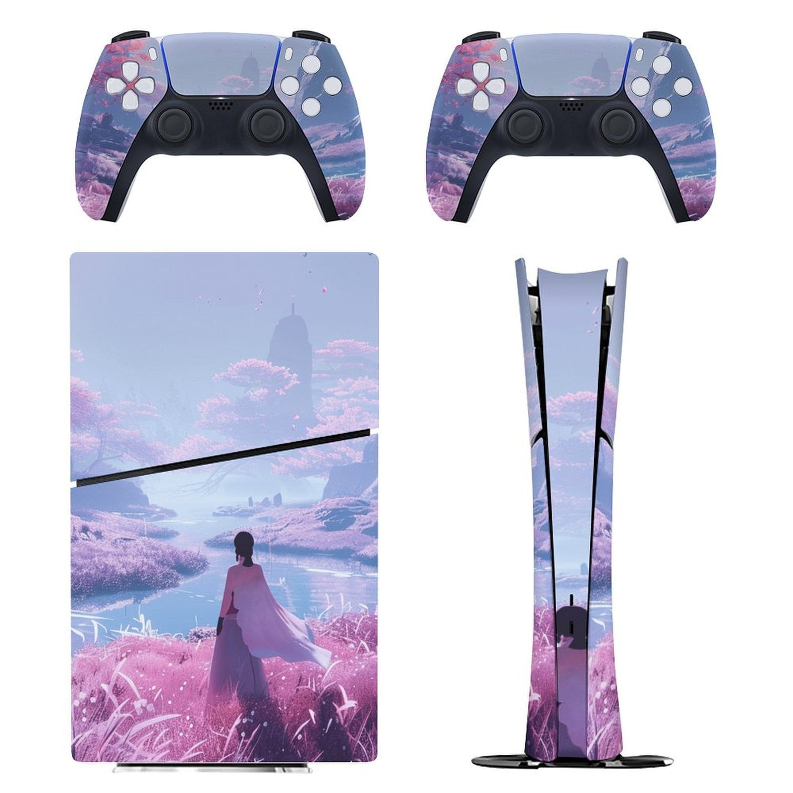 Skin Sticker for PS5 Slim Standard PS5 Pro Disc Digital Edition Console ...