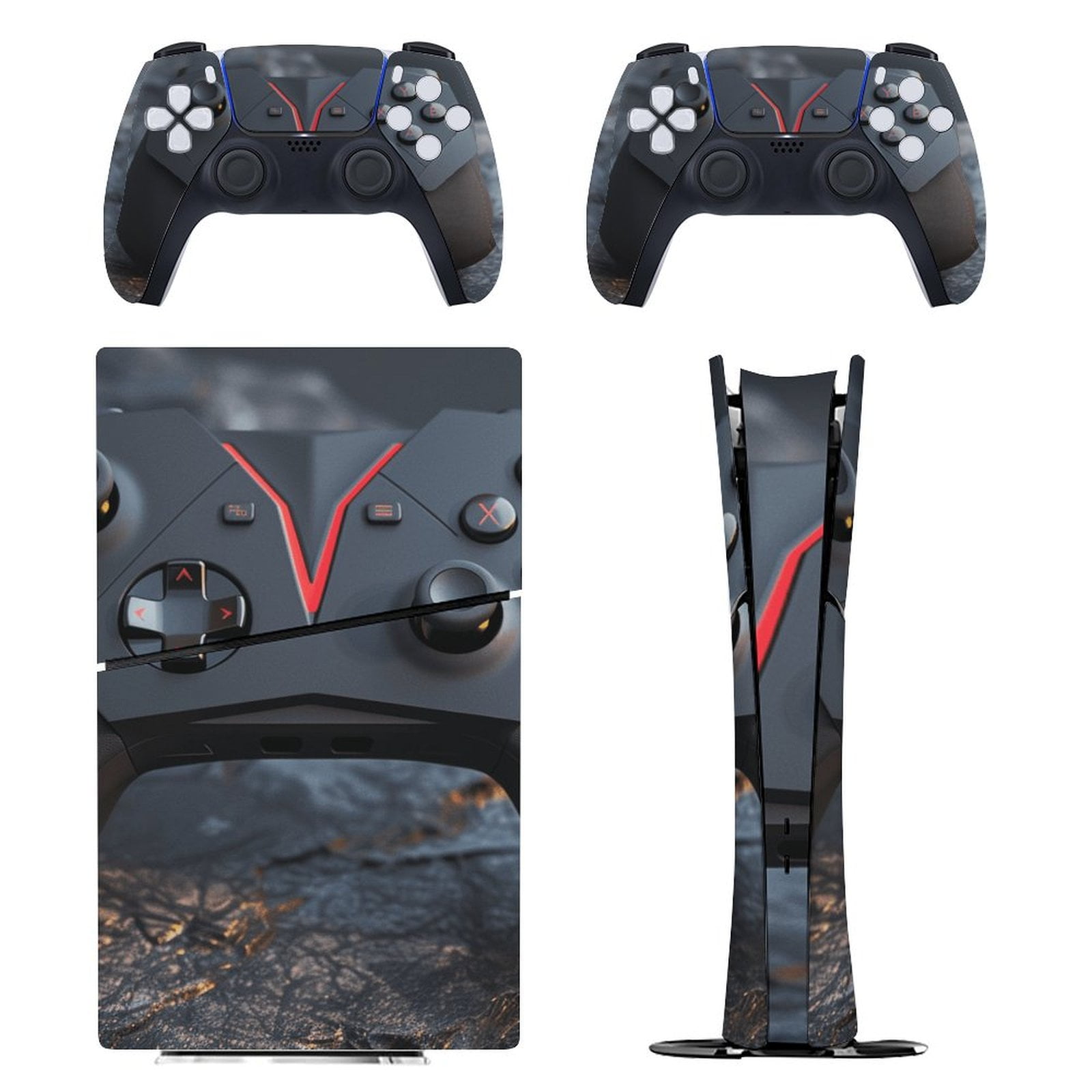 Skin Sticker for PS5 Slim Standard PS5 Pro Disc Digital Edition Console ...