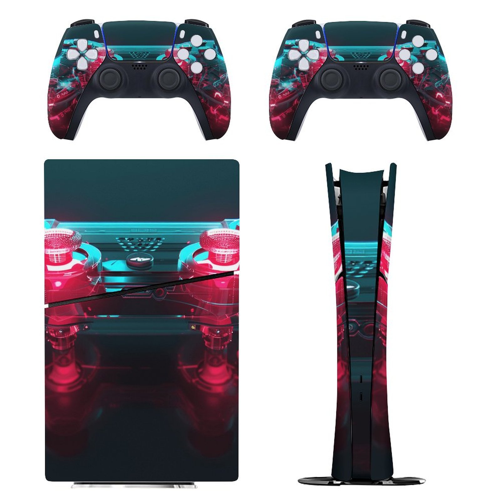 Skin Sticker for PS5 Slim Standard PS5 Pro Disc Digital Edition Console ...