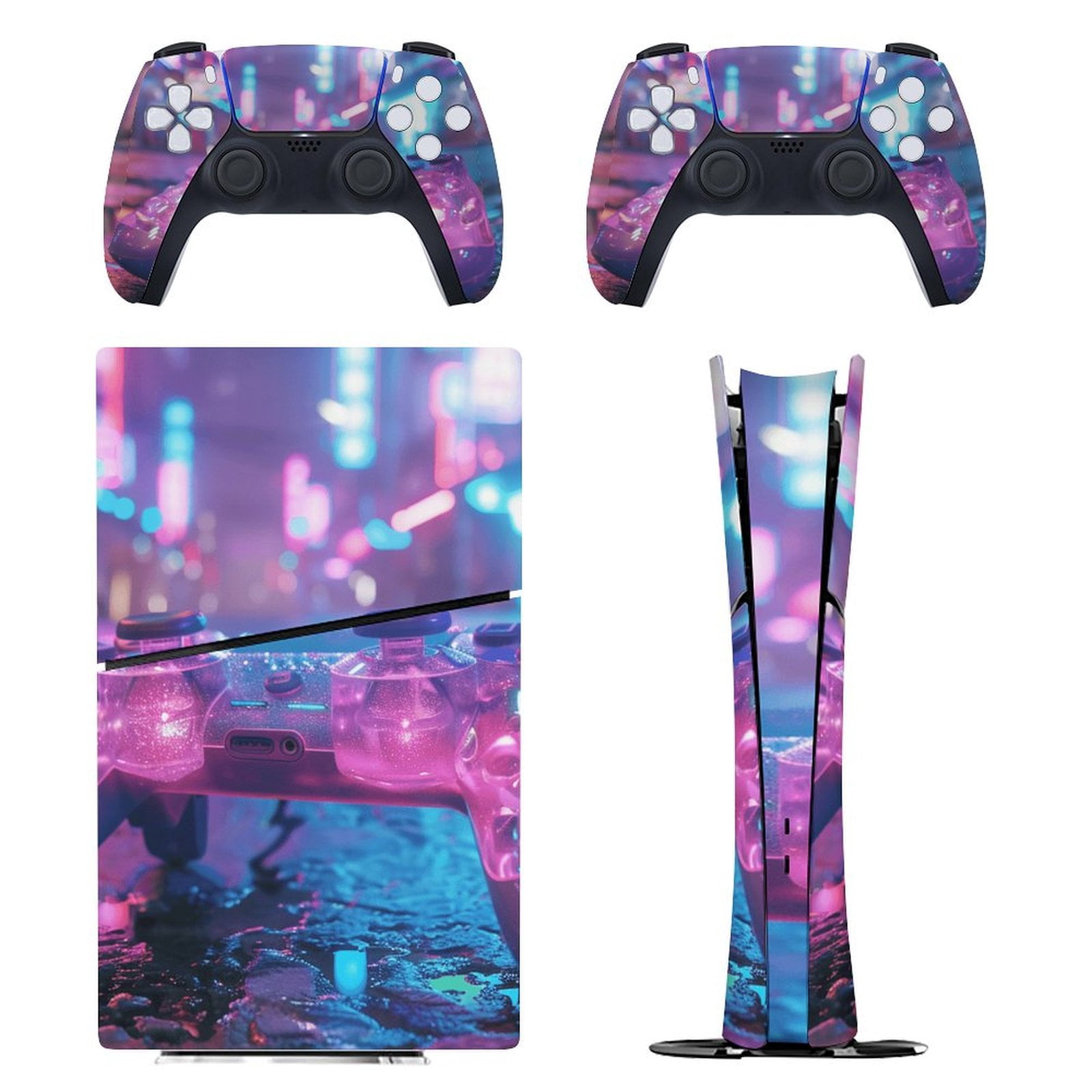 Skin Sticker for PS5 Slim Standard PS5 Pro Disc Digital Edition Console ...