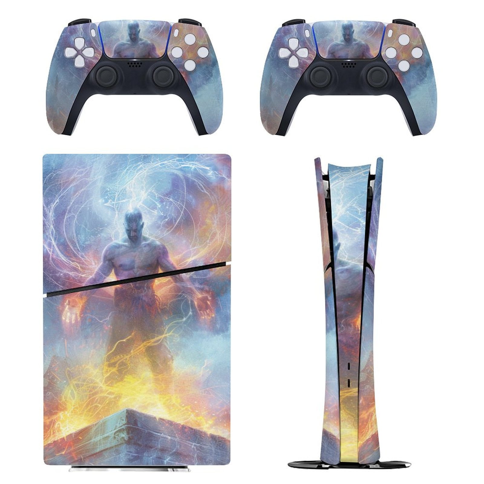 Skin Sticker for PS5 Slim Standard PS5 Pro Disc Digital Edition Console ...
