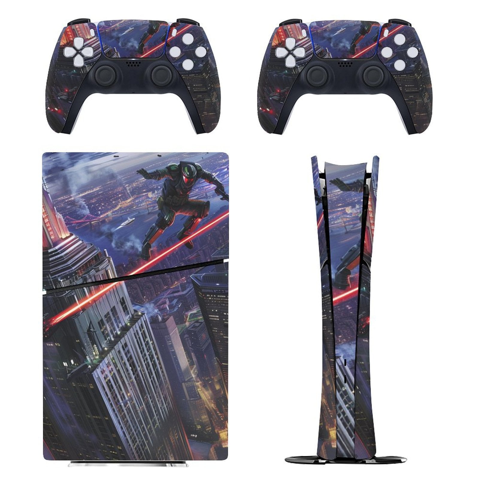 Skin Sticker for PS5 Slim Standard PS5 Pro Disc Digital Edition Console ...