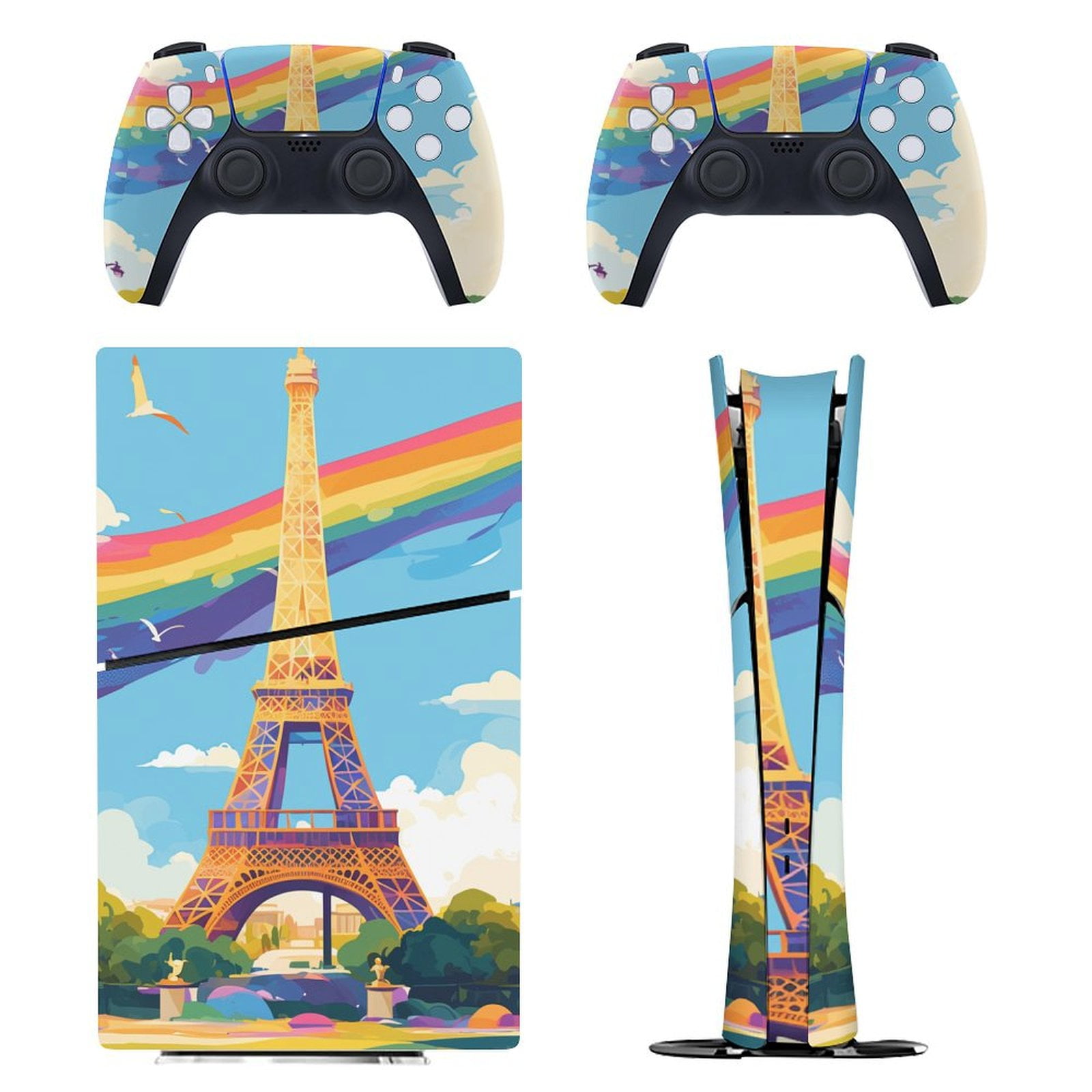 Skin Sticker for PS5 Slim Standard PS5 Pro Disc Digital Edition Console ...