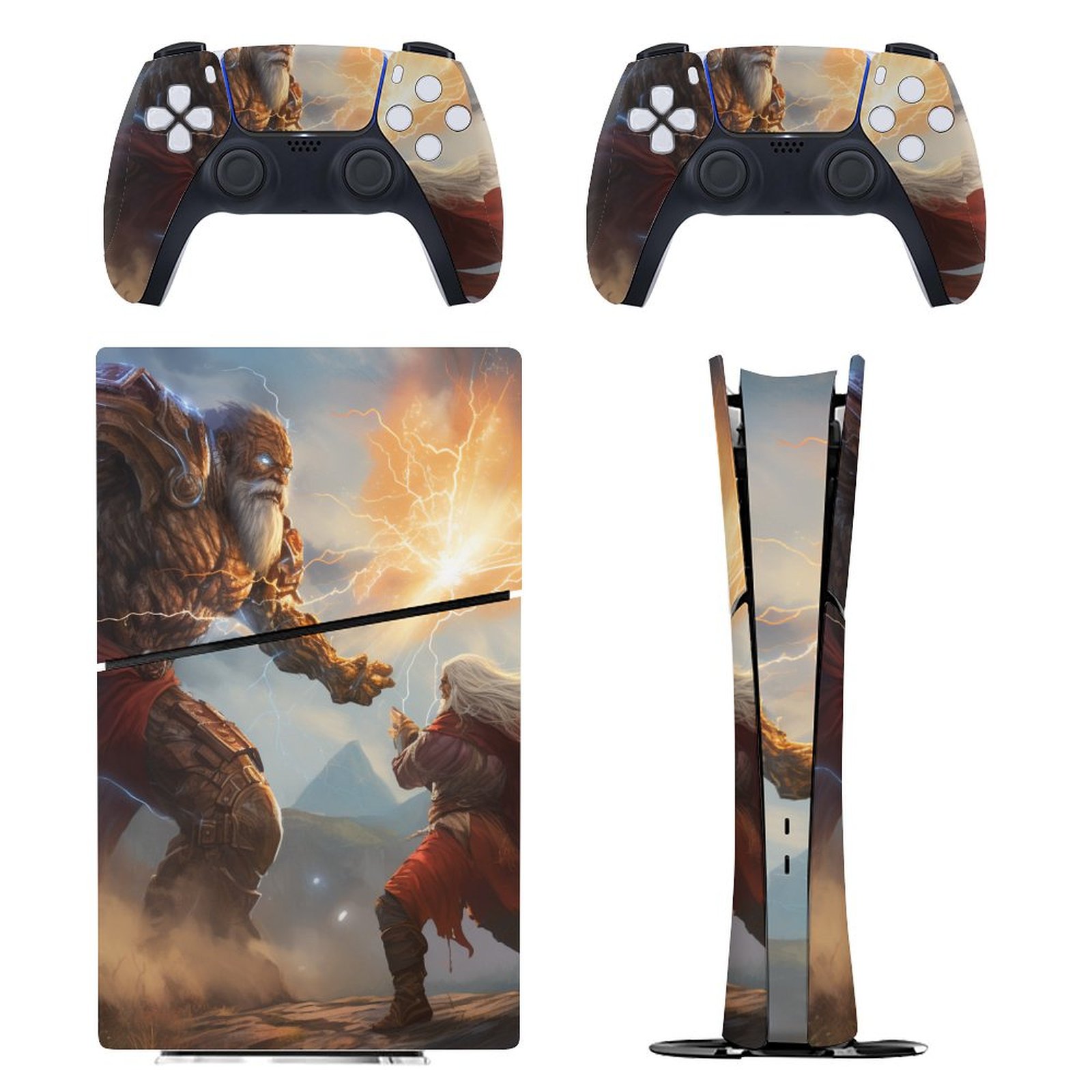 Skin Sticker for PS5 Slim Standard PS5 Pro Disc Digital Edition Console ...