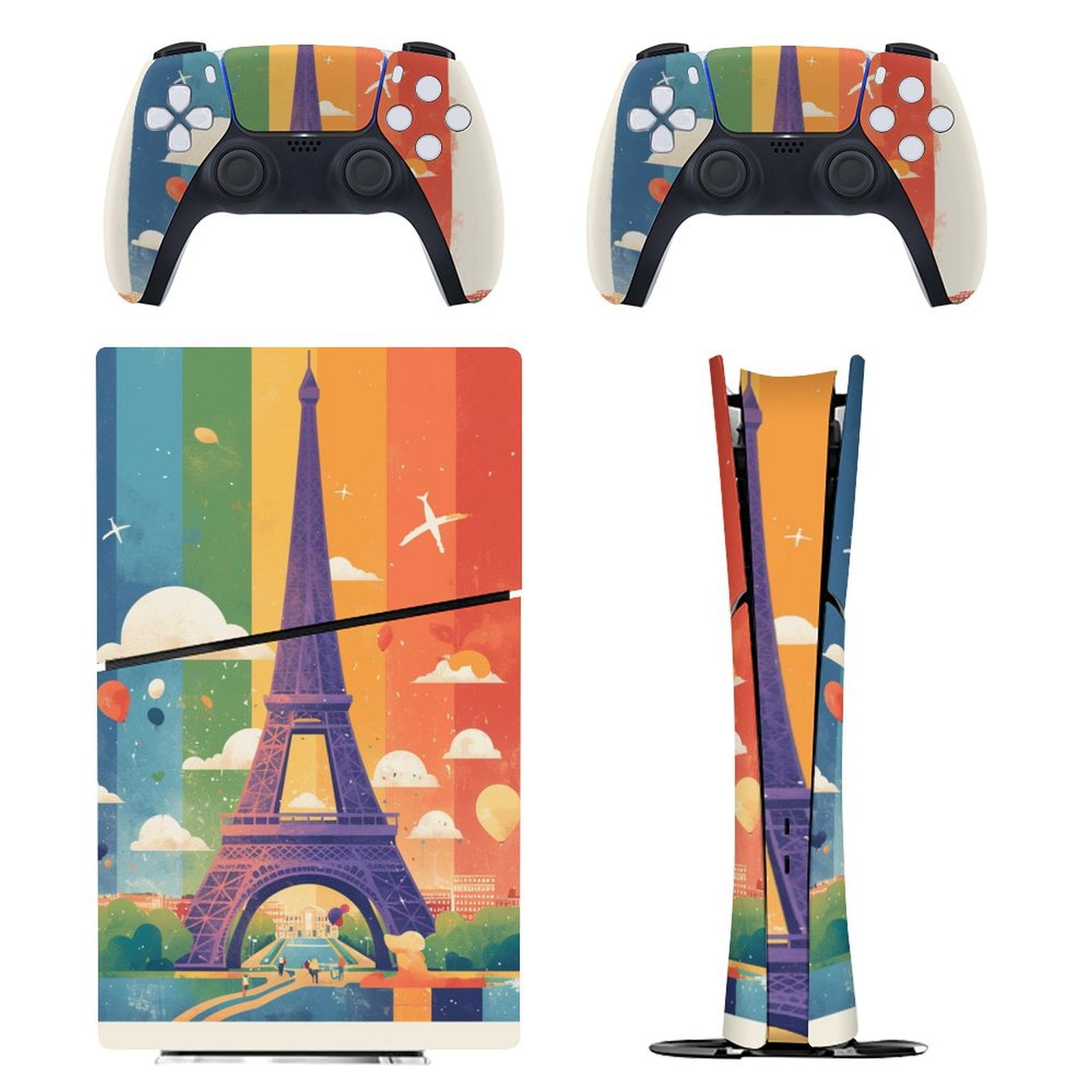 Skin Sticker for PS5 Slim Standard PS5 Pro Disc Digital Edition Console ...