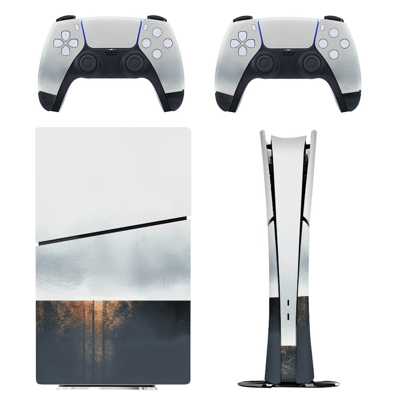 Skin Sticker for PS5 Slim Standard PS5 Pro Disc Digital Edition Console ...