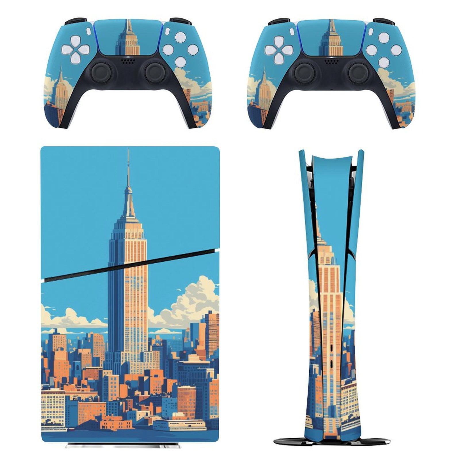 Skin Sticker for PS5 Slim Standard PS5 Pro Disc Digital Edition Console ...