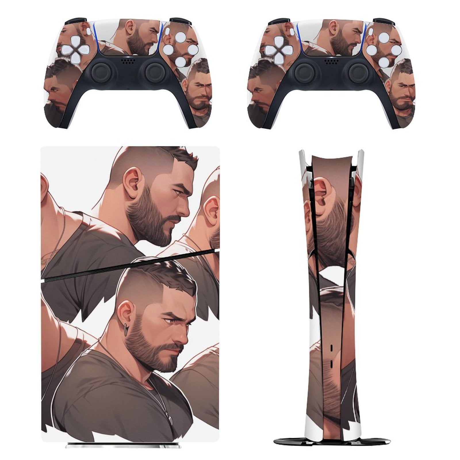 Skin Sticker for PS5 Slim Standard PS5 Pro Disc Digital Edition Console ...