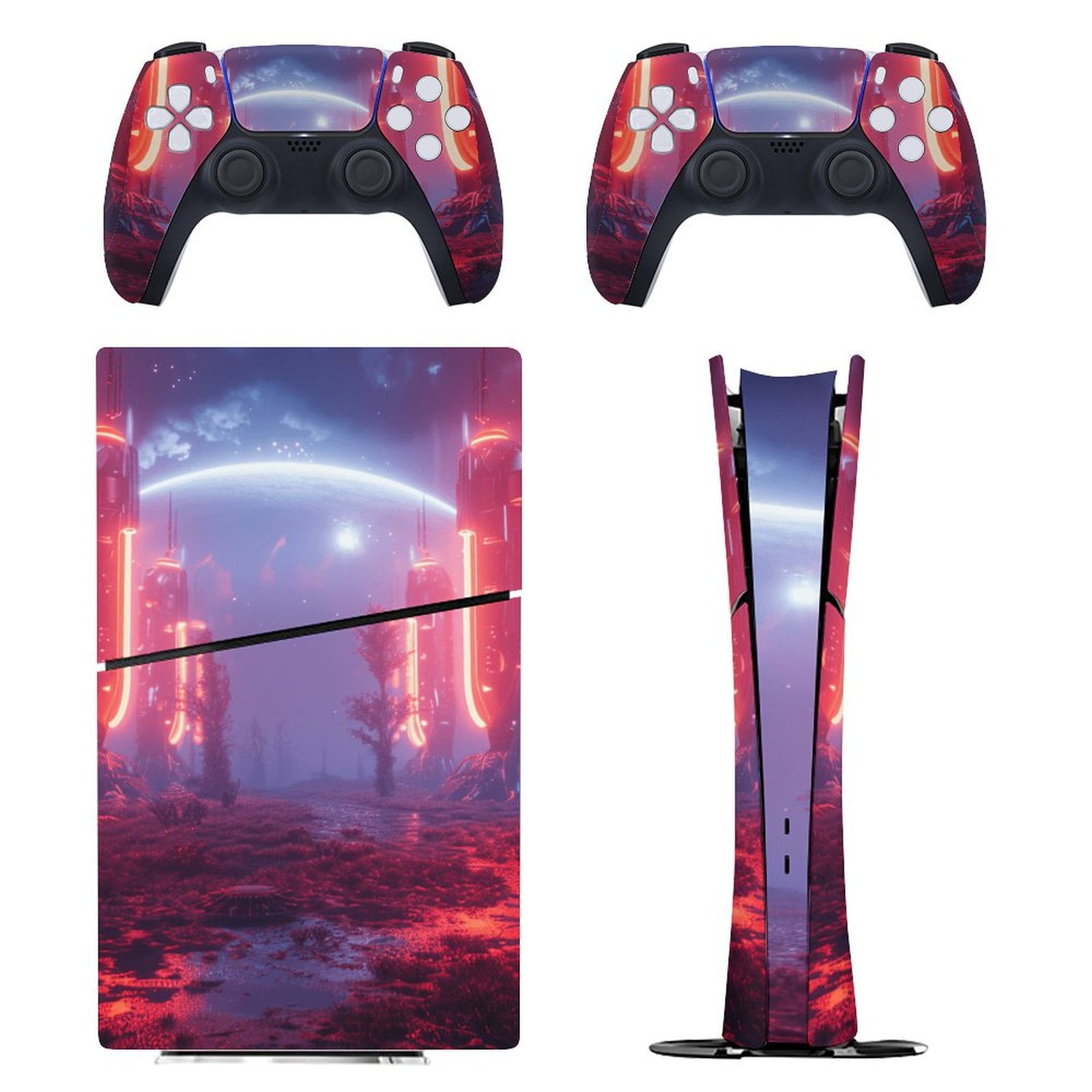 Skin Sticker for PS5 Slim Standard PS5 Pro Disc Digital Edition Console ...