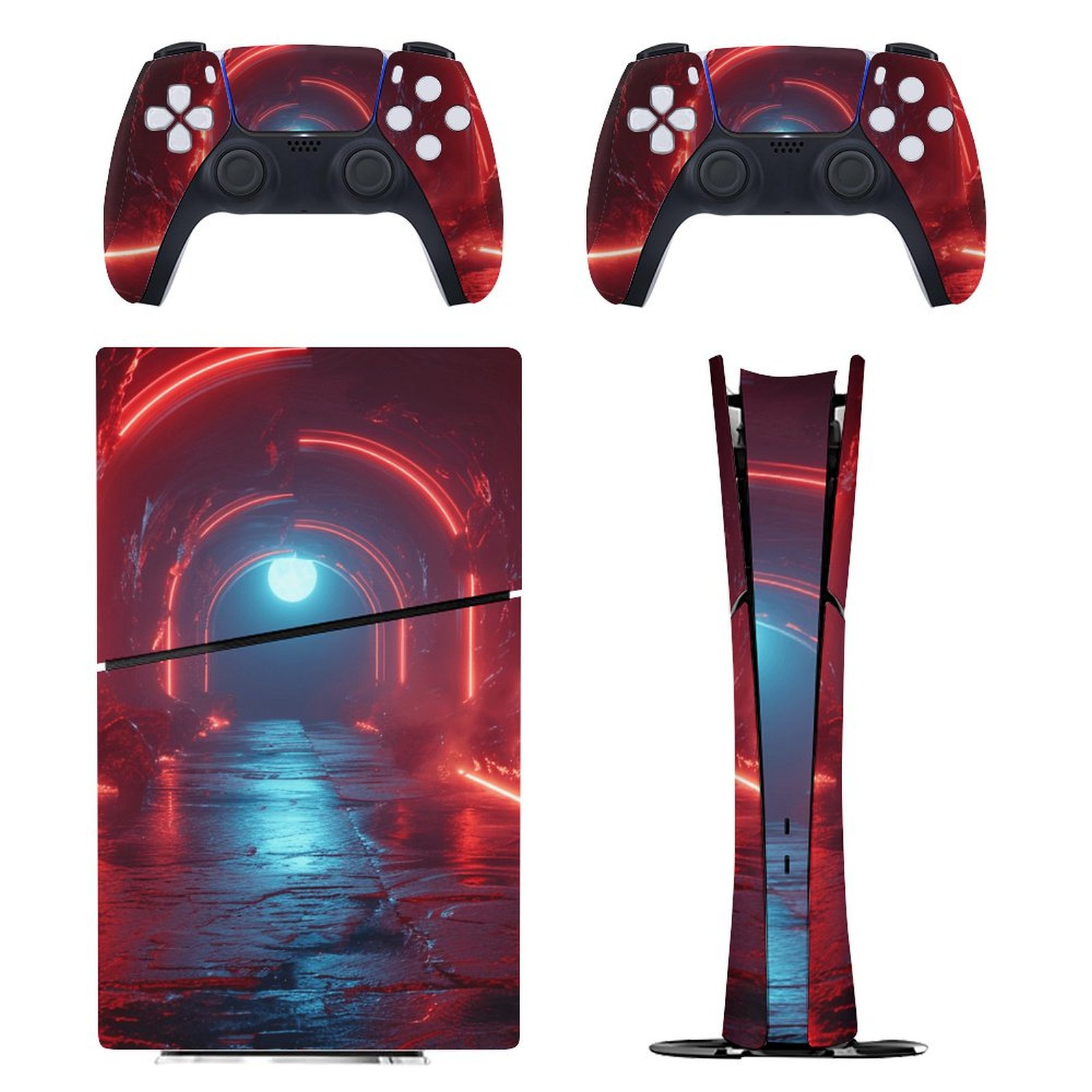 Skin Sticker for PS5 Slim Standard PS5 Pro Disc Digital Edition Console ...