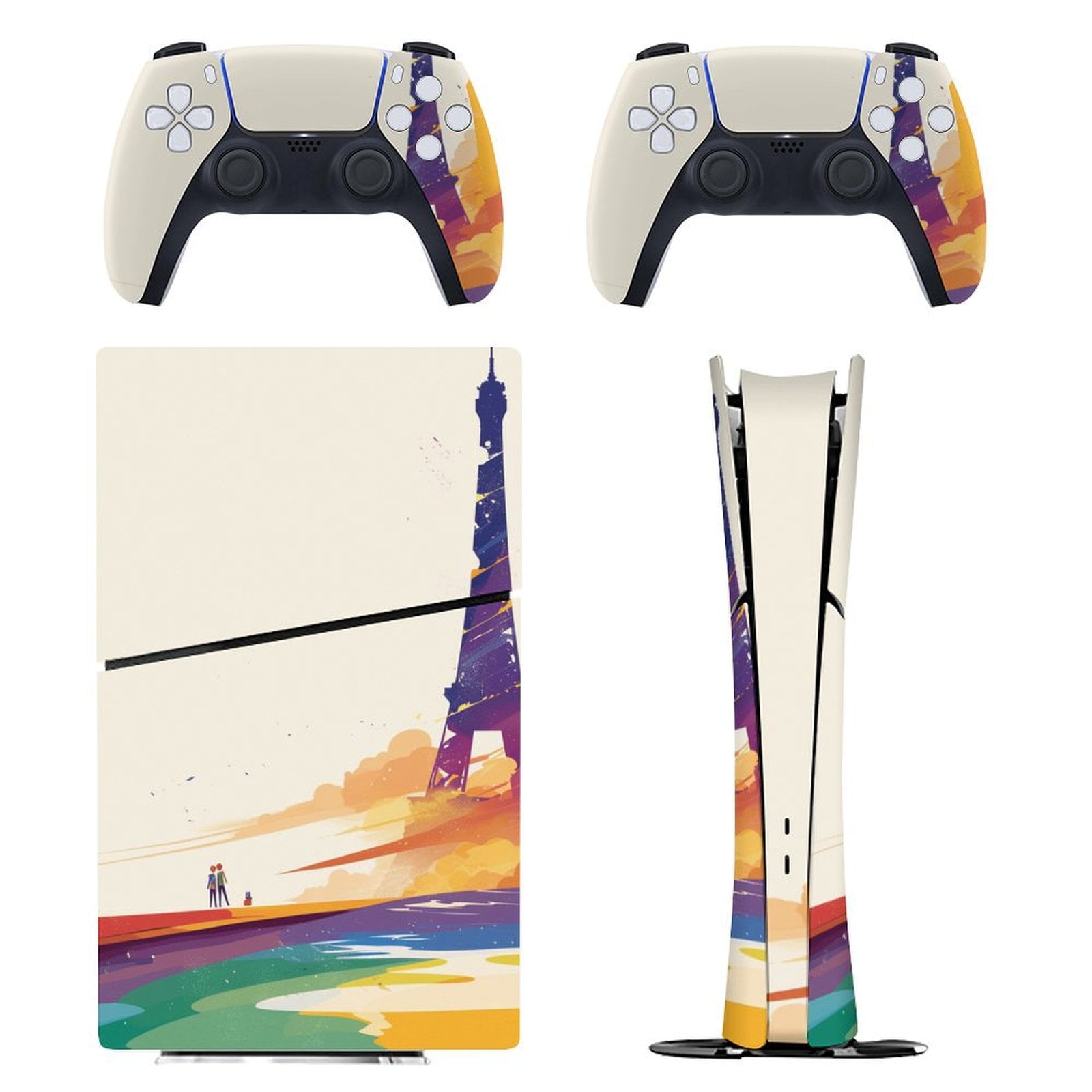 Skin Sticker for PS5 Slim Standard PS5 Pro Disc Digital Edition Console ...