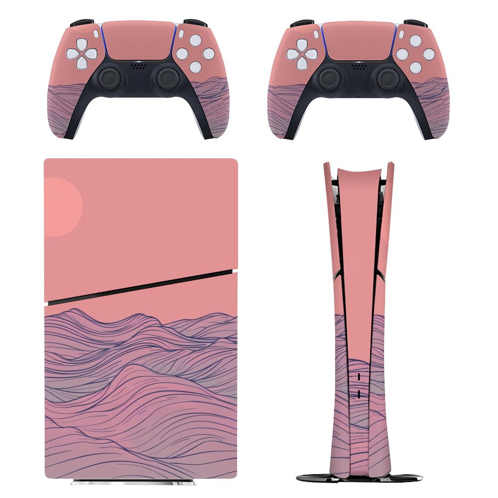Skin Sticker for PS5 Slim Standard PS5 Pro Disc Digital Edition Console ...
