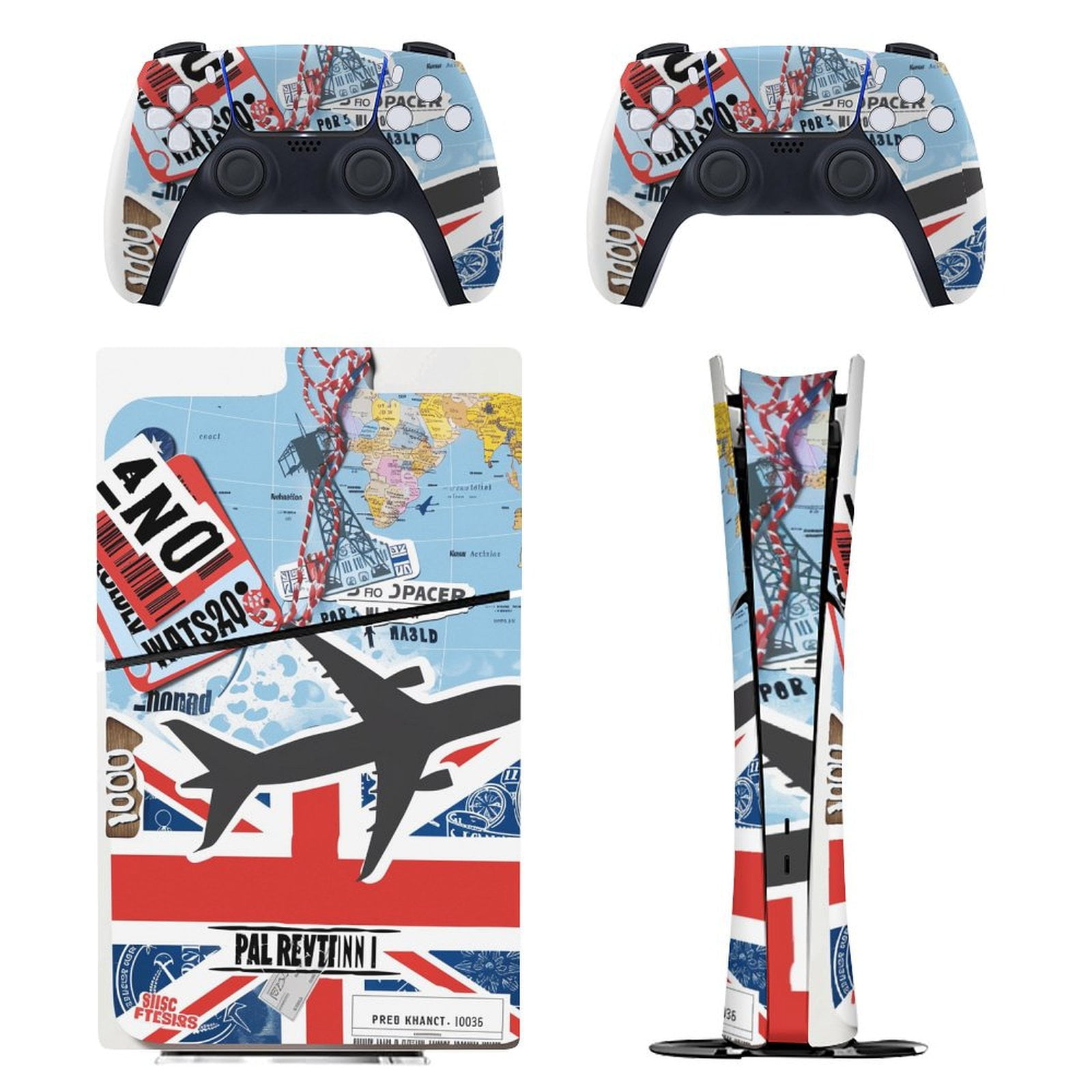 Skin Sticker for PS5 Slim Standard PS5 Pro Disc Digital Edition Console ...