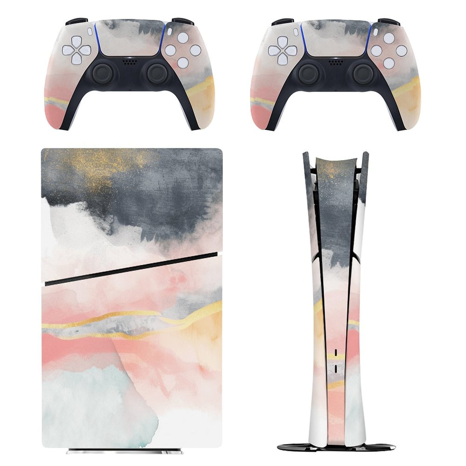 Skin Sticker for PS5 Slim Standard PS5 Pro Disc Digital Edition Console ...