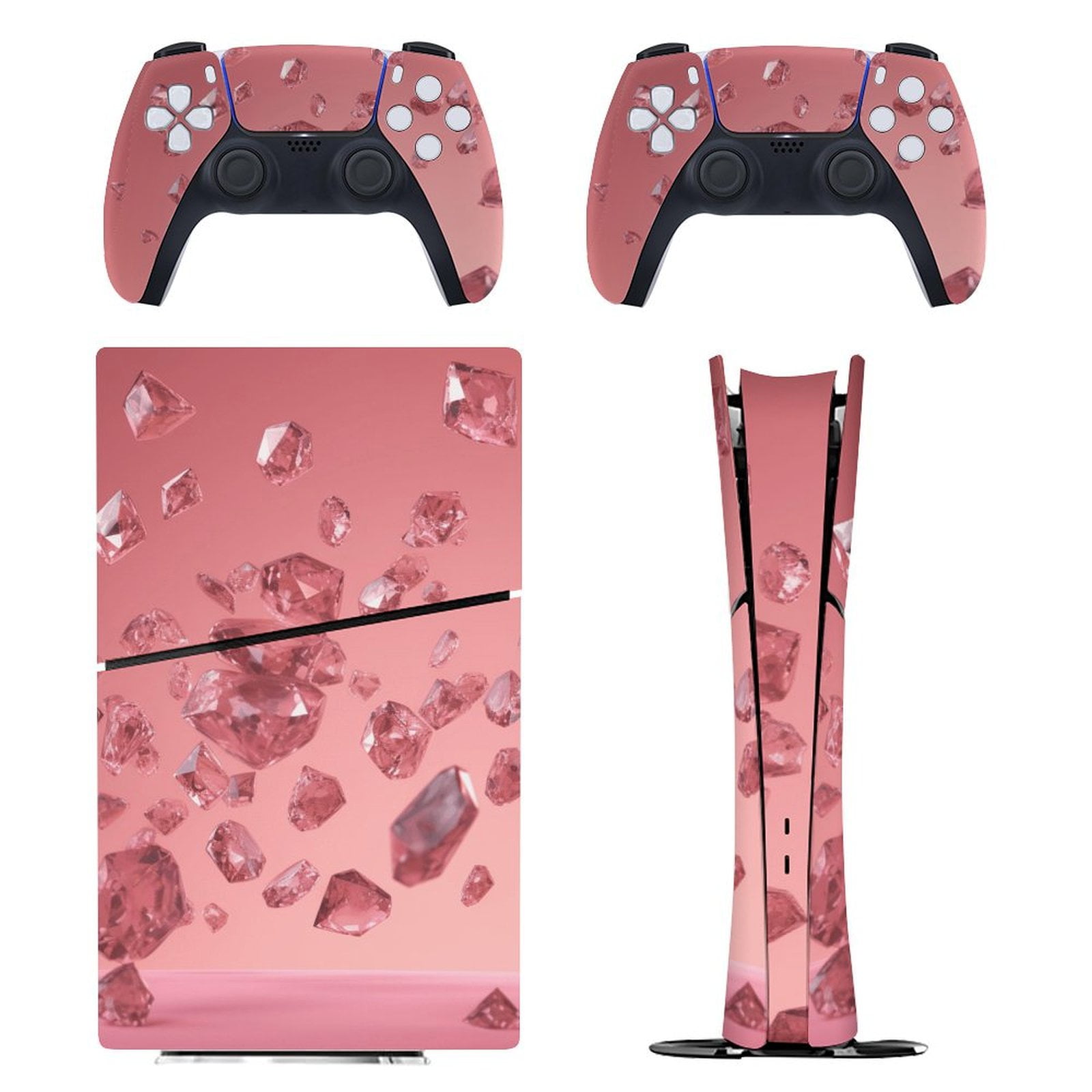 Skin Sticker for PS5 Slim Standard PS5 Pro Disc Digital Edition Console ...