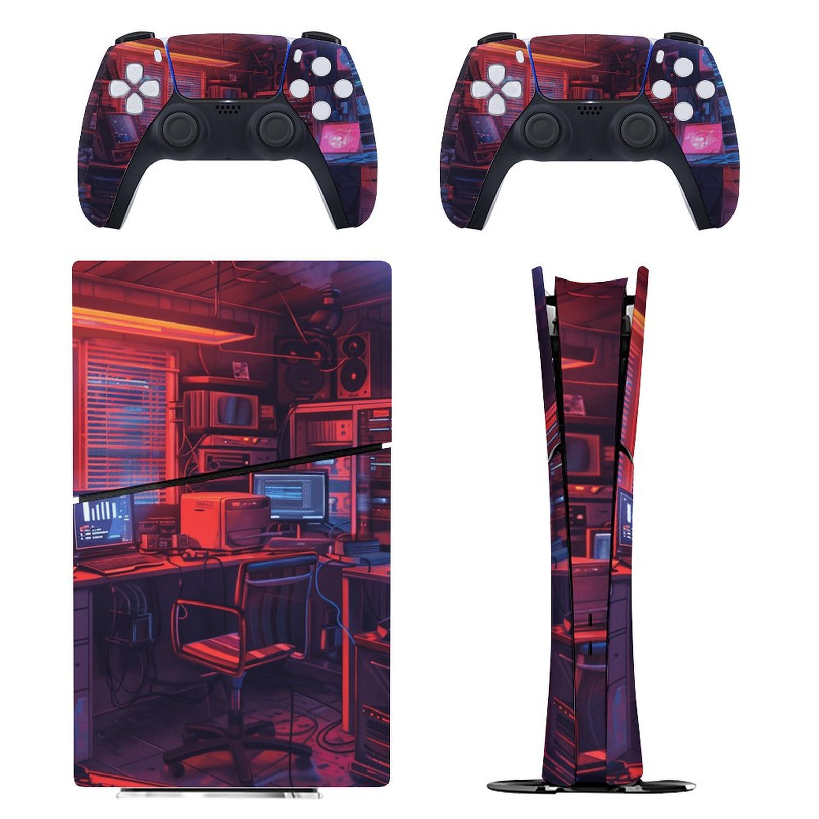 Skin Sticker for PS5 Slim Standard PS5 Pro Disc Digital Edition Console ...