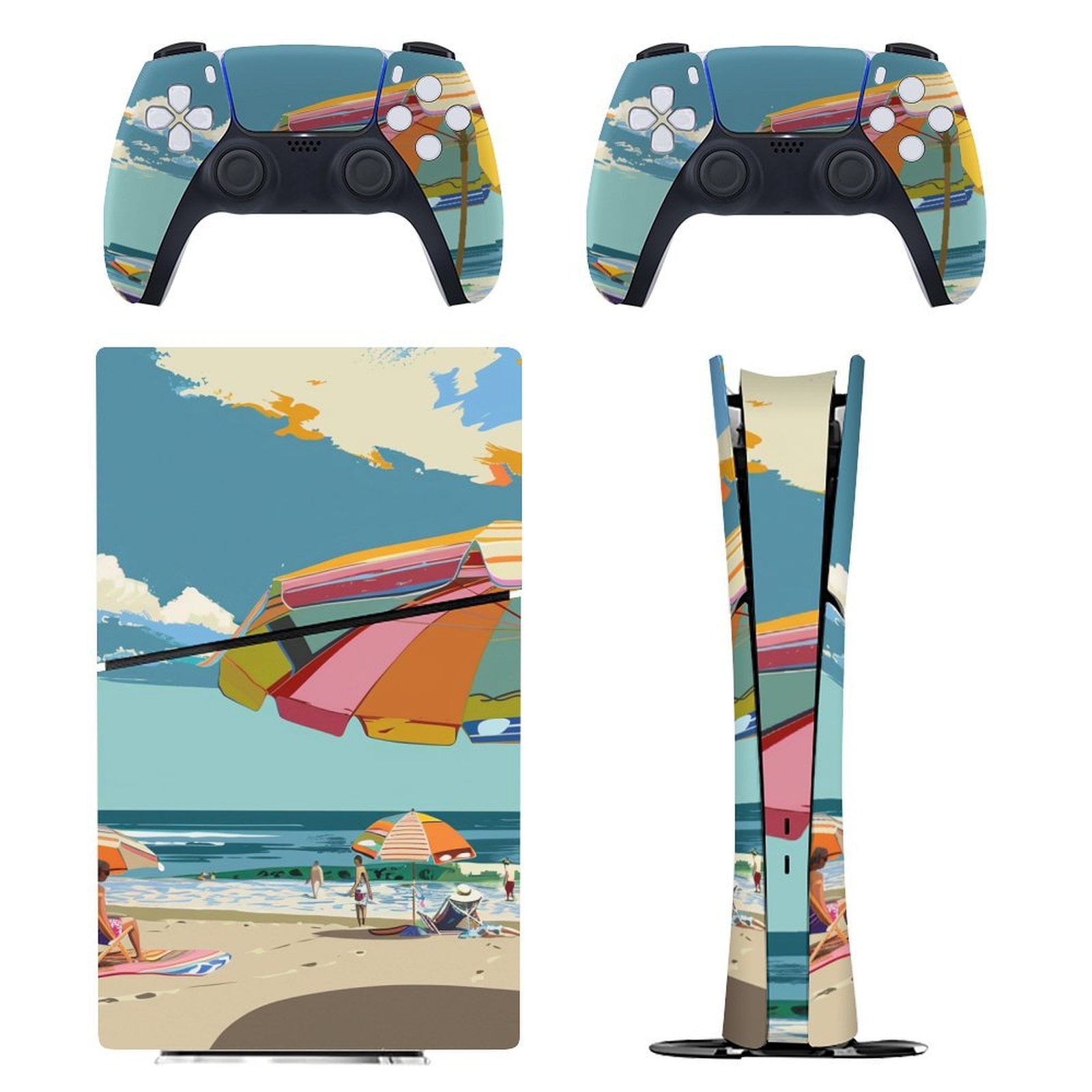 Skin Sticker for PS5 Slim Standard PS5 Pro Disc Digital Edition Console ...