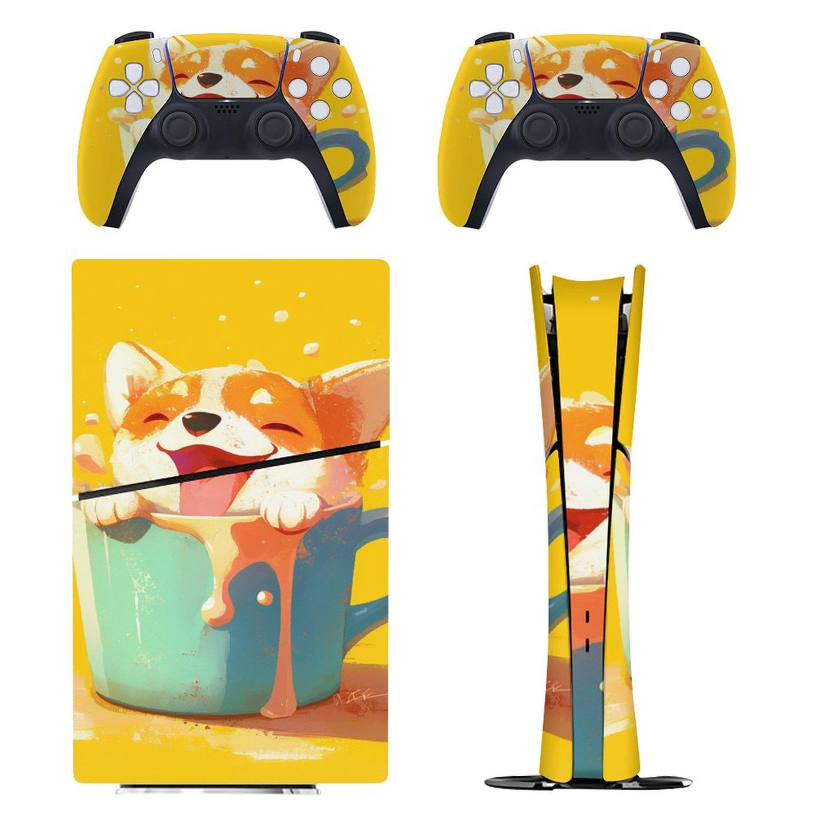 Skin Sticker for PS5 Slim Standard PS5 Pro Disc Digital Edition Console ...