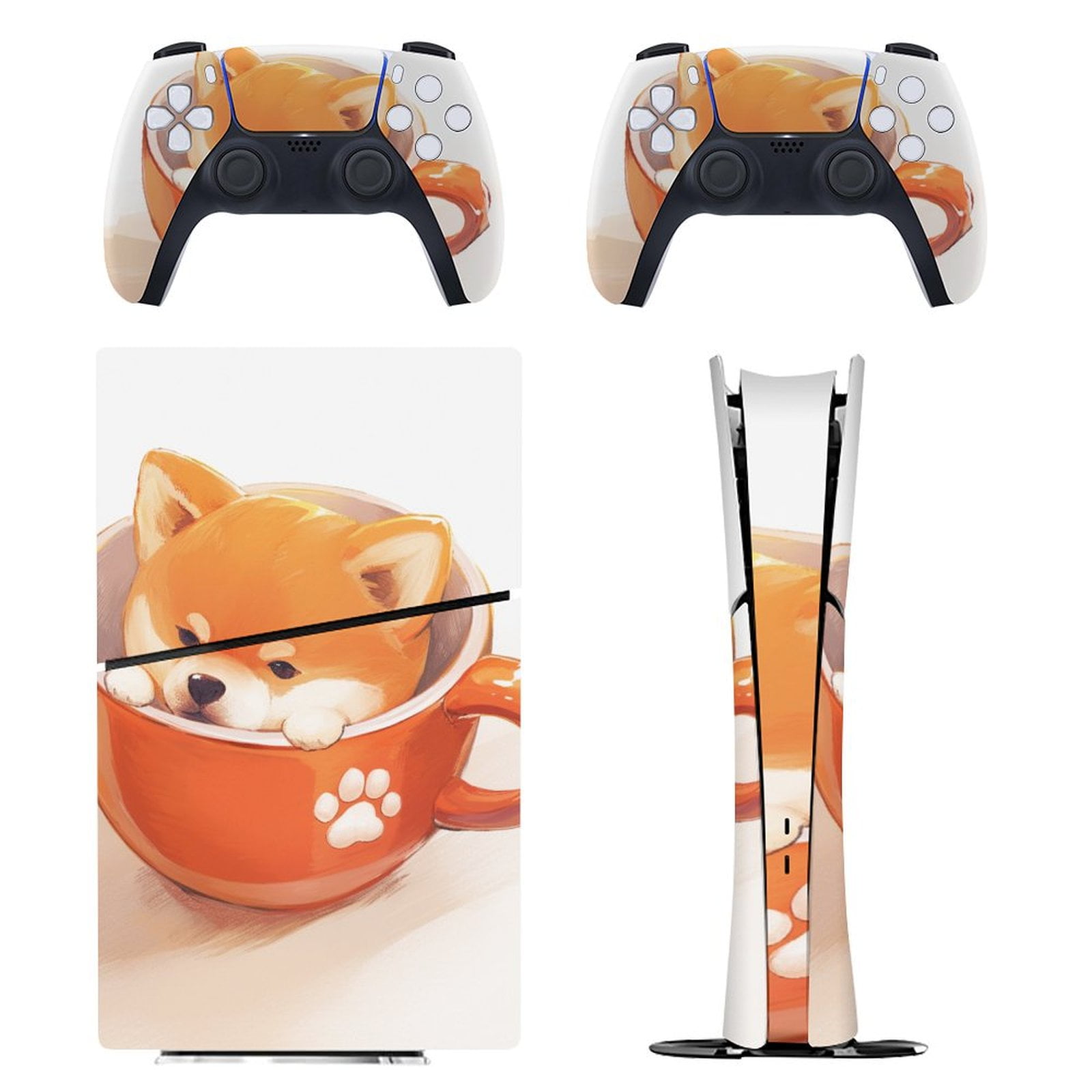 Skin Sticker for PS5 Slim Standard PS5 Pro Disc Digital Edition Console ...