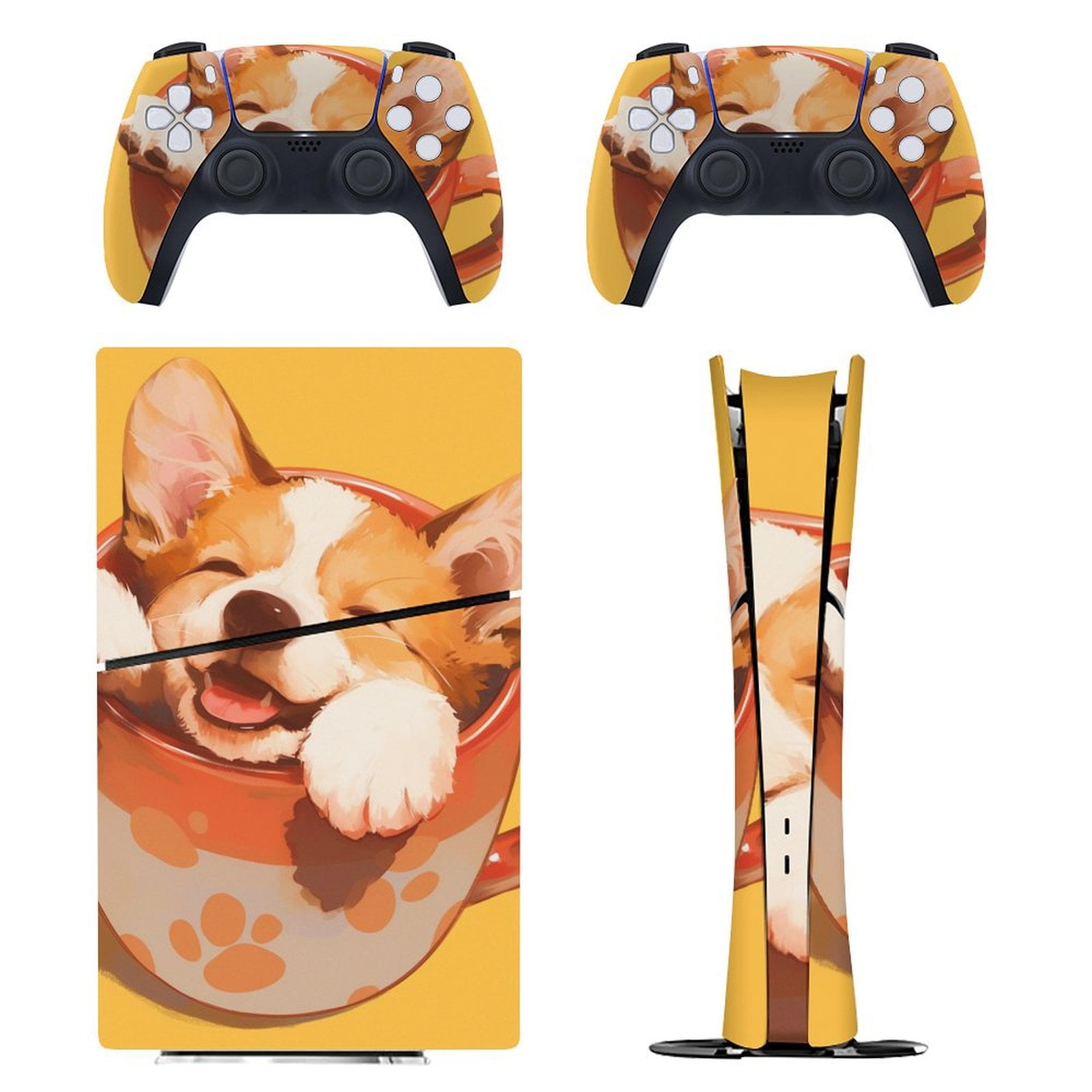 Skin Sticker for PS5 Slim Standard PS5 Pro Disc Digital Edition Console ...