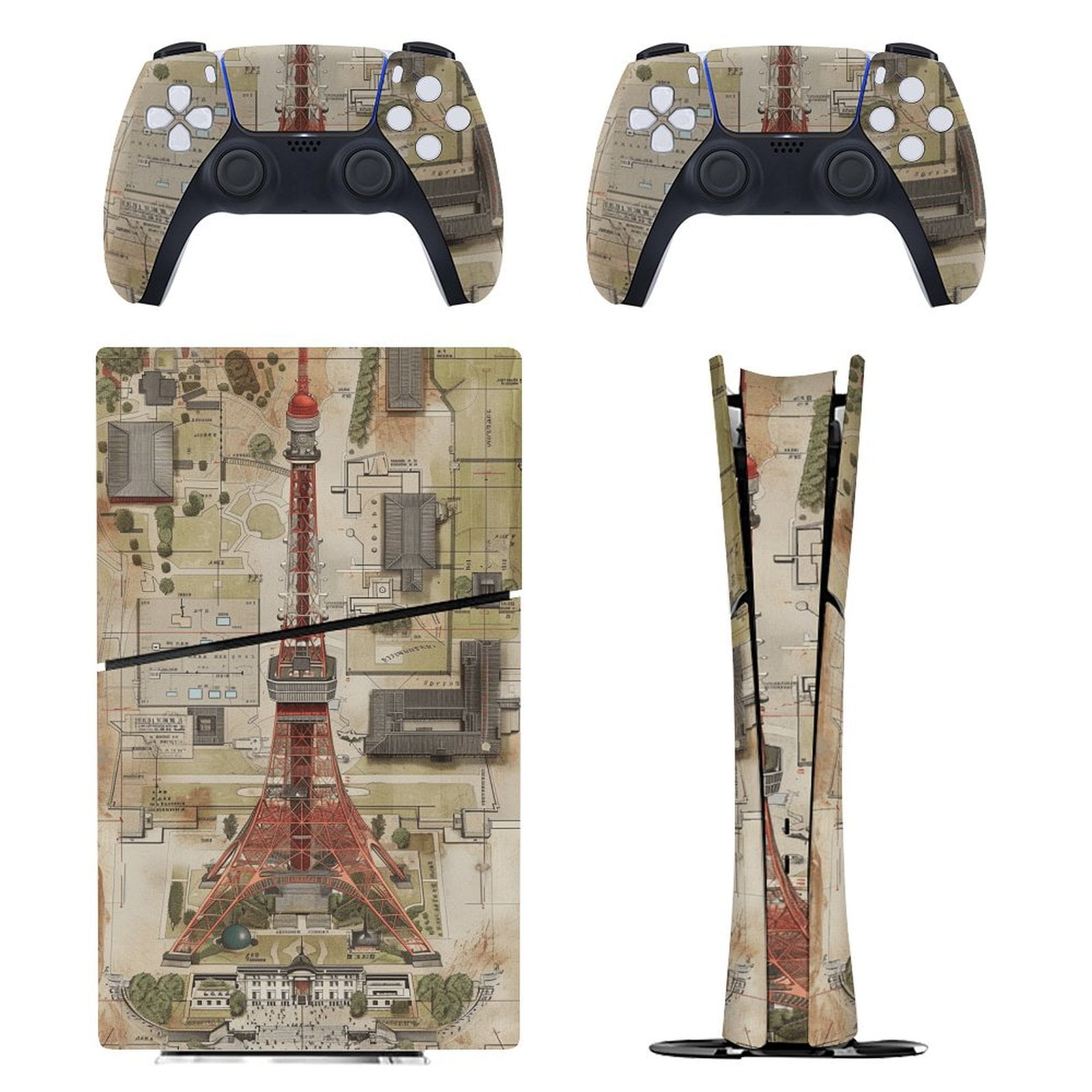 Skin Sticker for PS5 Slim Standard PS5 Pro Disc Digital Edition Console ...